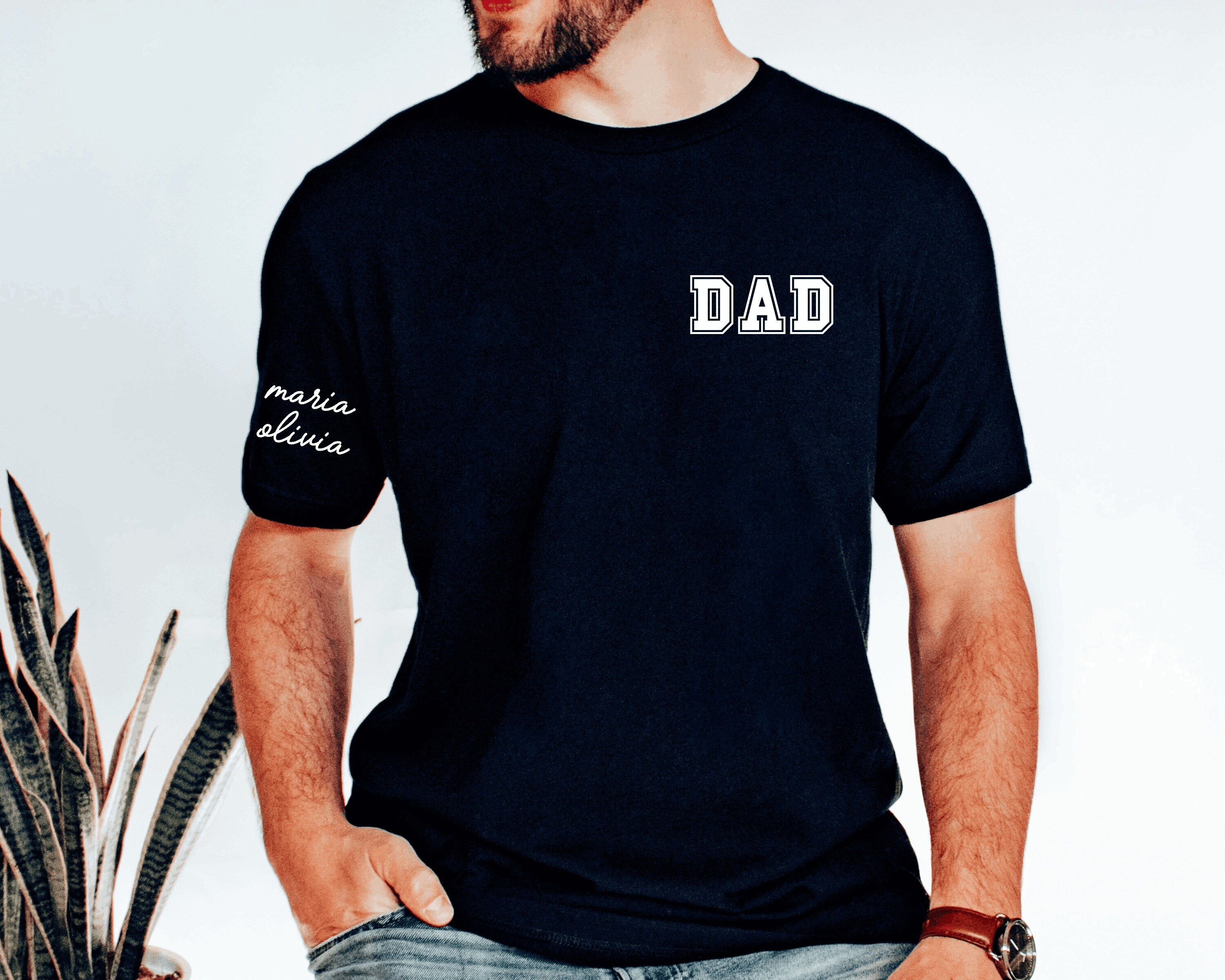 Custom Dad Shirt, Custom Kids Names Shirt,Personalized Dad S | Inspire ...