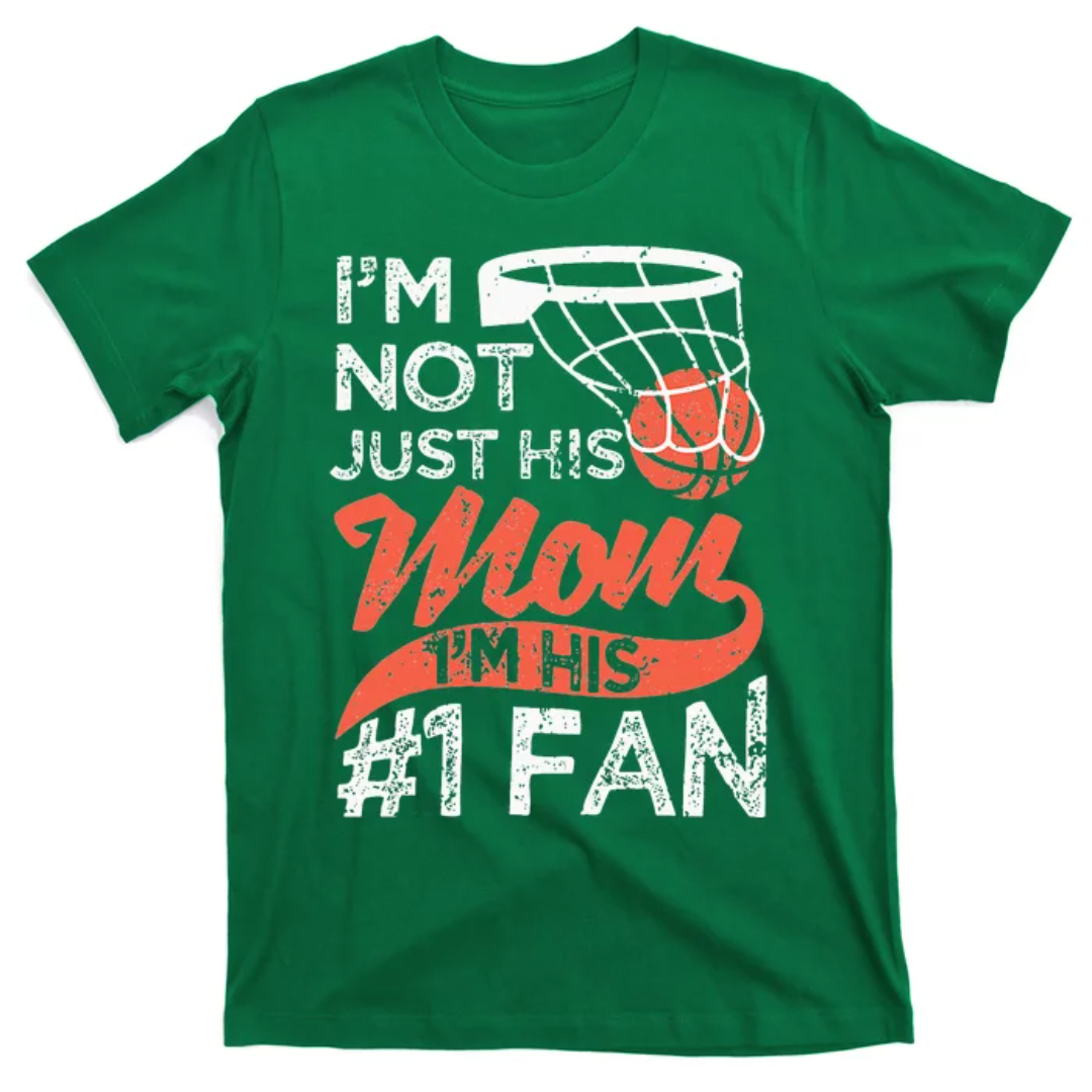 Mother Player Mothers Day Basketball Mom Number One Fan T-Sh | Inspire ...
