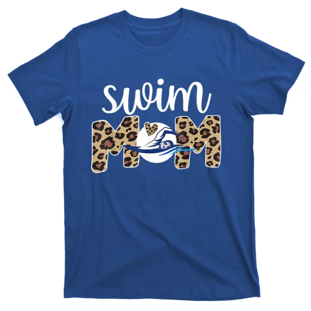 Proud Swim Mom Of A Swimmer Mother Swimming Mama Gift T-Shir - Inspire ...