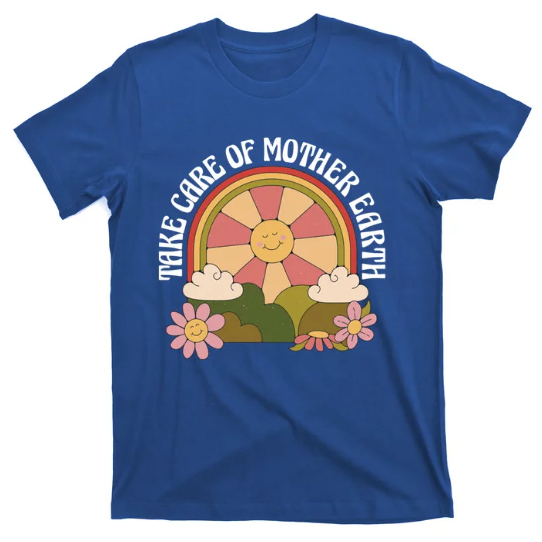 Take Care Of Mother Earth Gift Sun Sunflower Flowers Gift T- | Inspire ...
