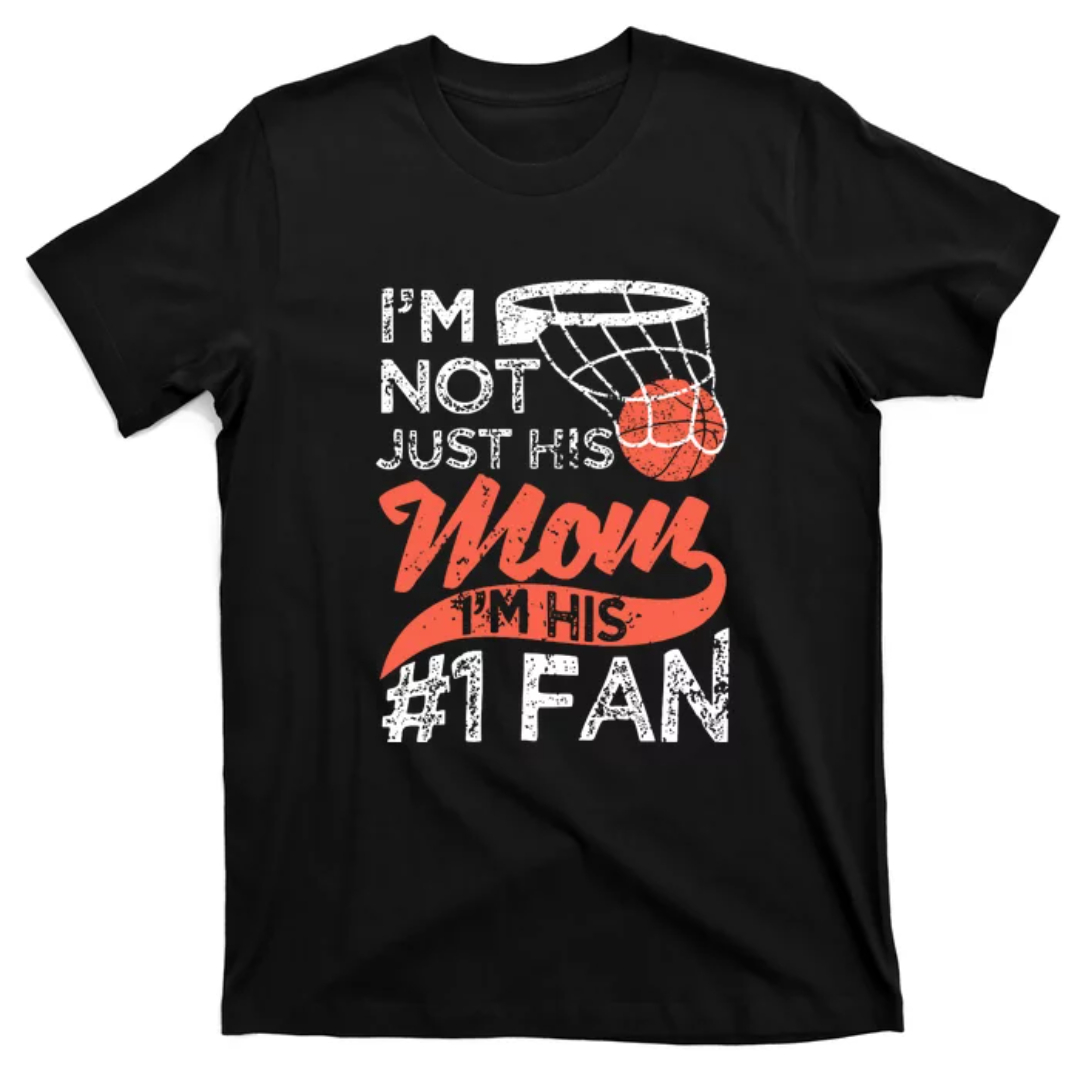 Womens Mother Player Mothers Day Basketball Mom Number One F - Inspire ...