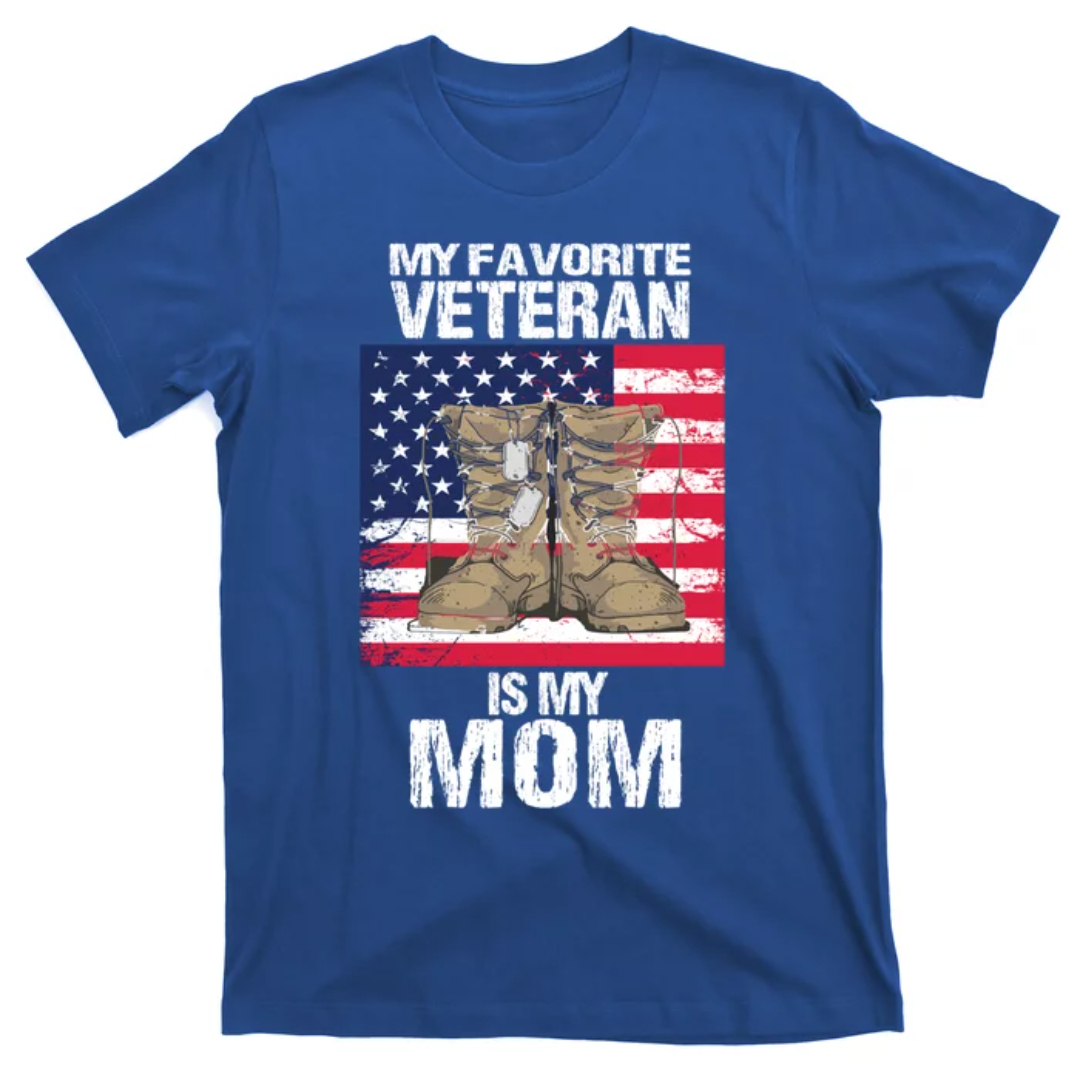 Veteran Mom Proud Son Veterans Day Us Veteran Mother Gift T- | Inspire ...