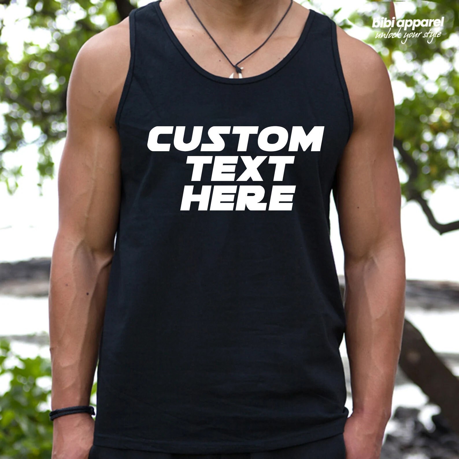 Custom Text Tanks, Custom Text Racer Back Tanks, Make Your O | Inspire ...