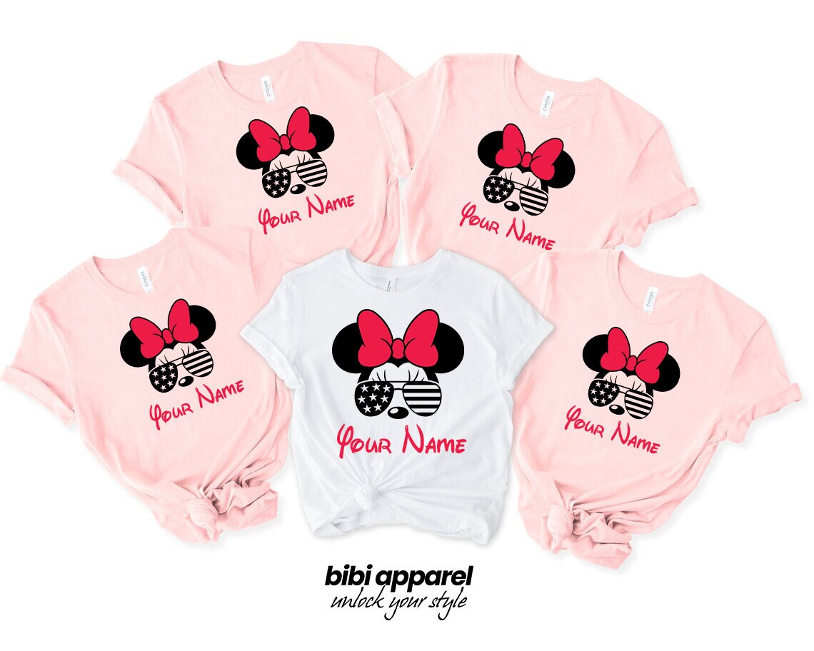 Disney Mickey Minnie mouse Personalized shirt , Custom NAME, | Inspire ...