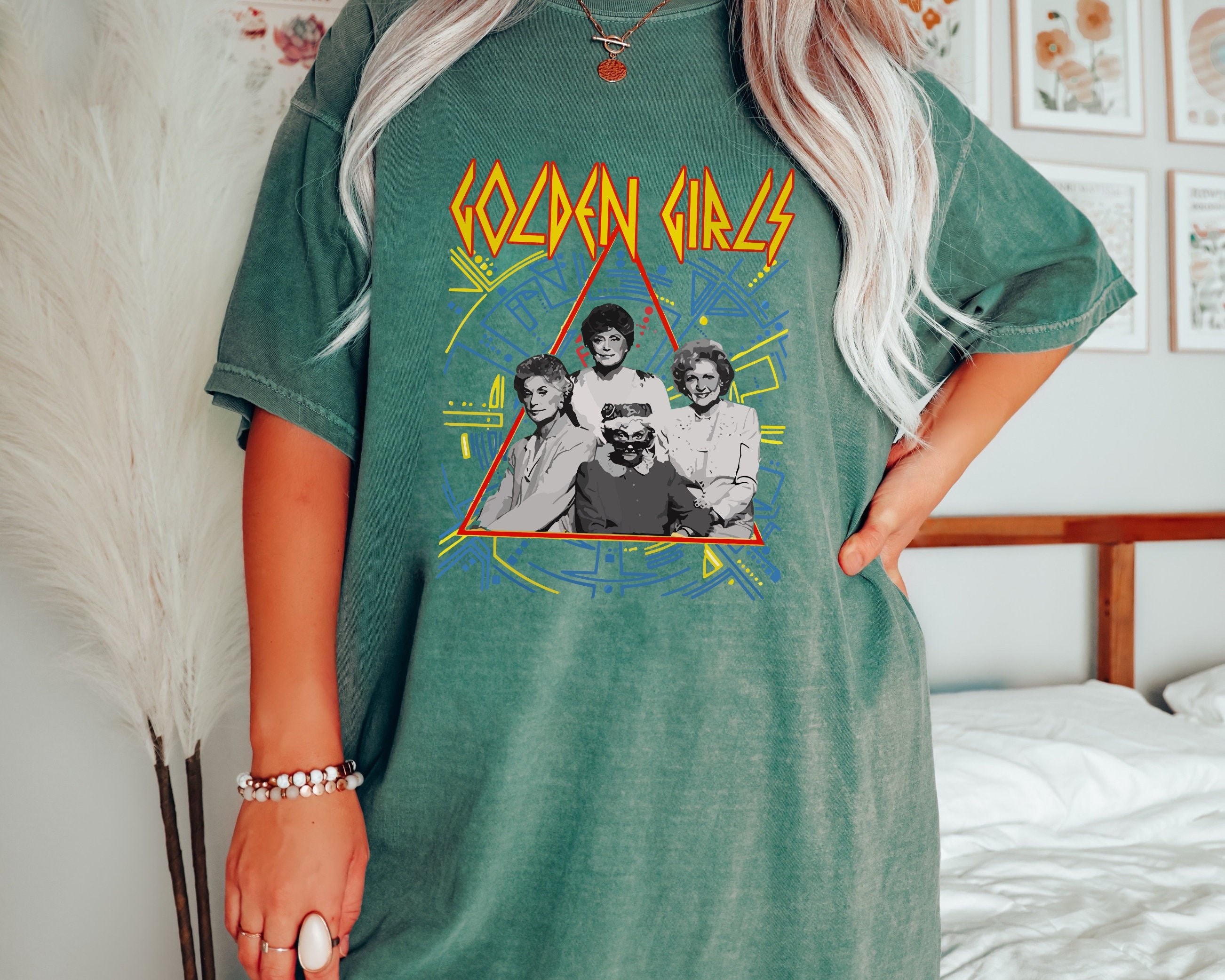 Comfort Colors Def Leppard Golden Girls Shirt, Music TV Cros | Inspire ...