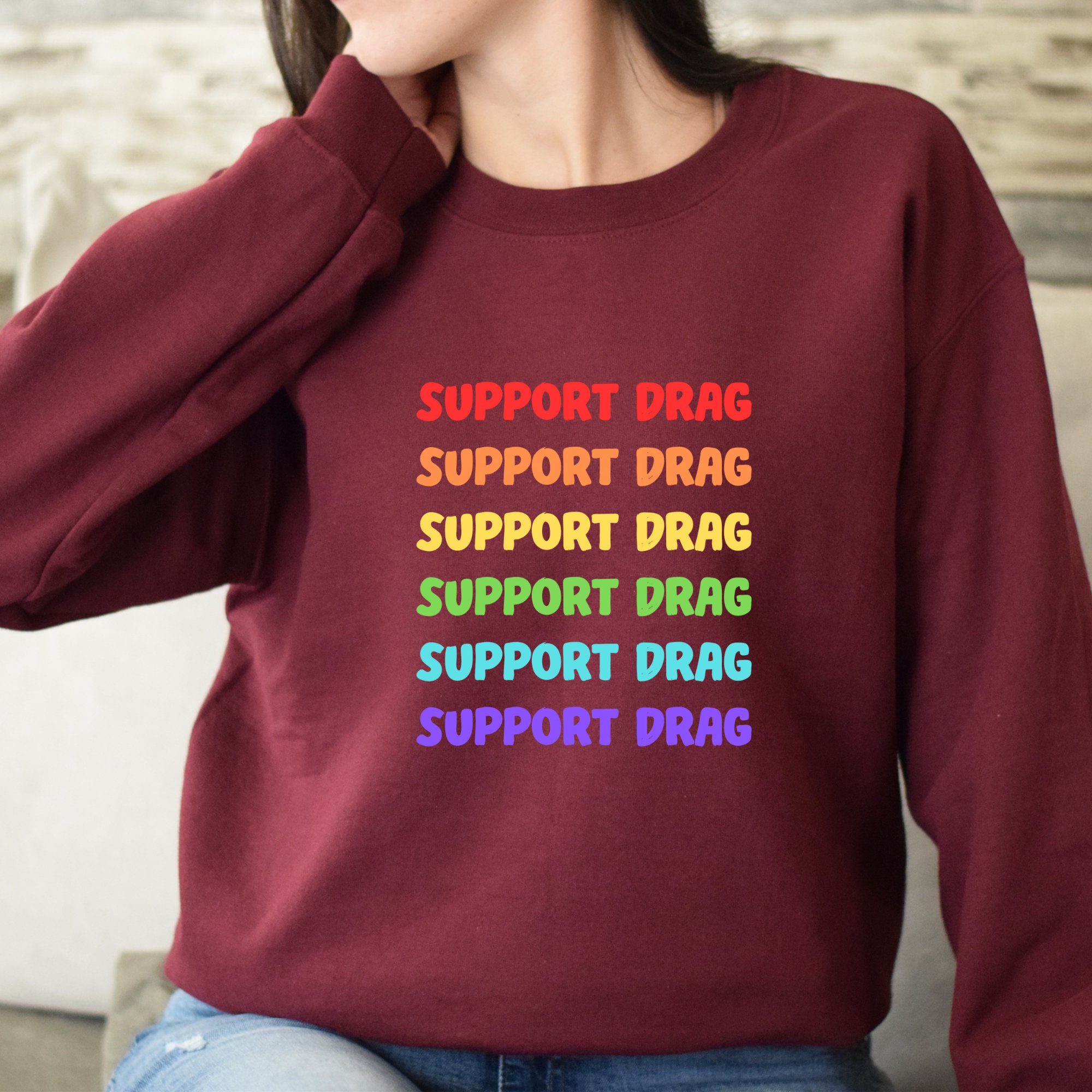 Support Drag Shirt, Pro Drag Queen Top, LGBTQ Rights Shirt, | Inspire Uplift