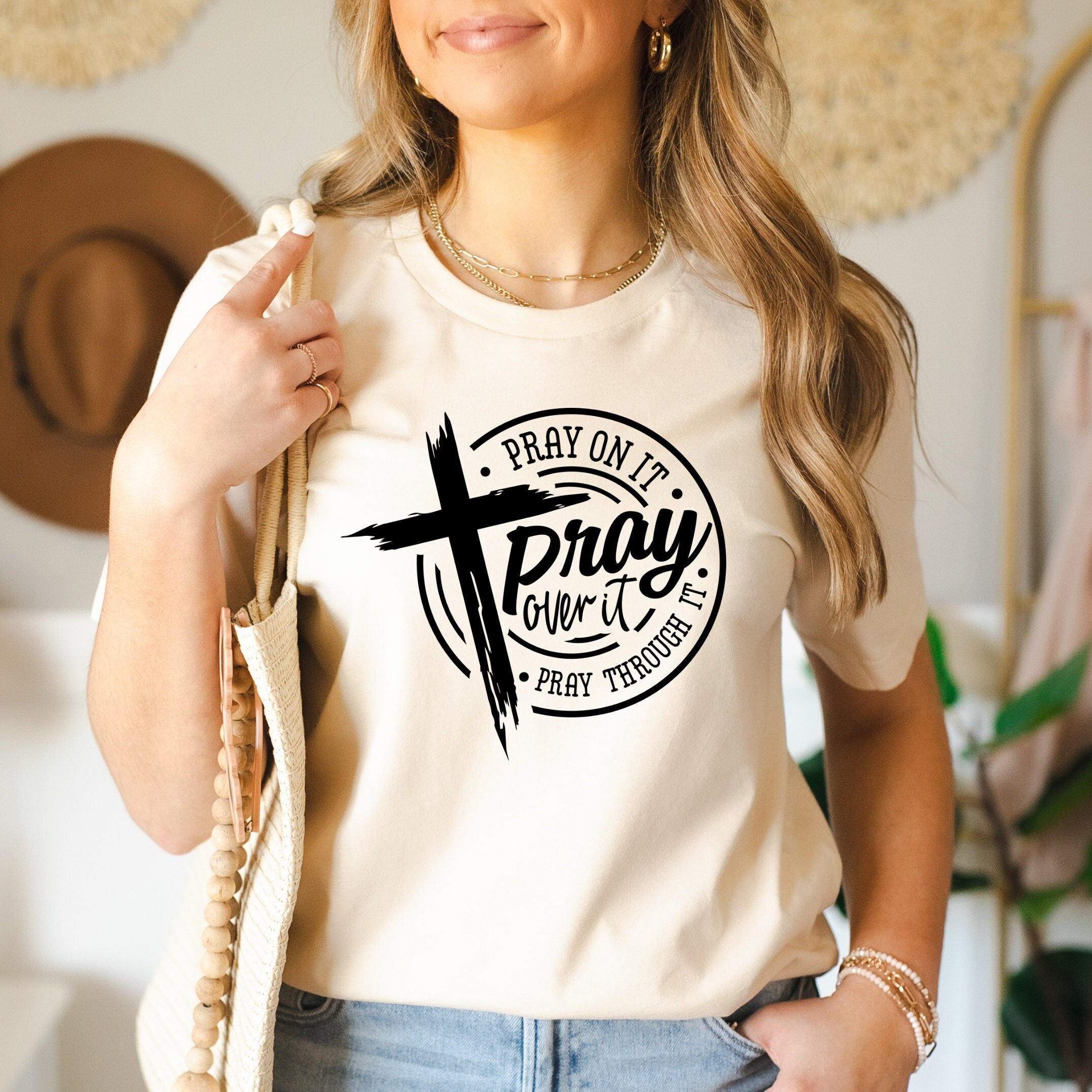 Pray Over It Shirt, Pray through It, Power In Prayer, Faith | Inspire ...