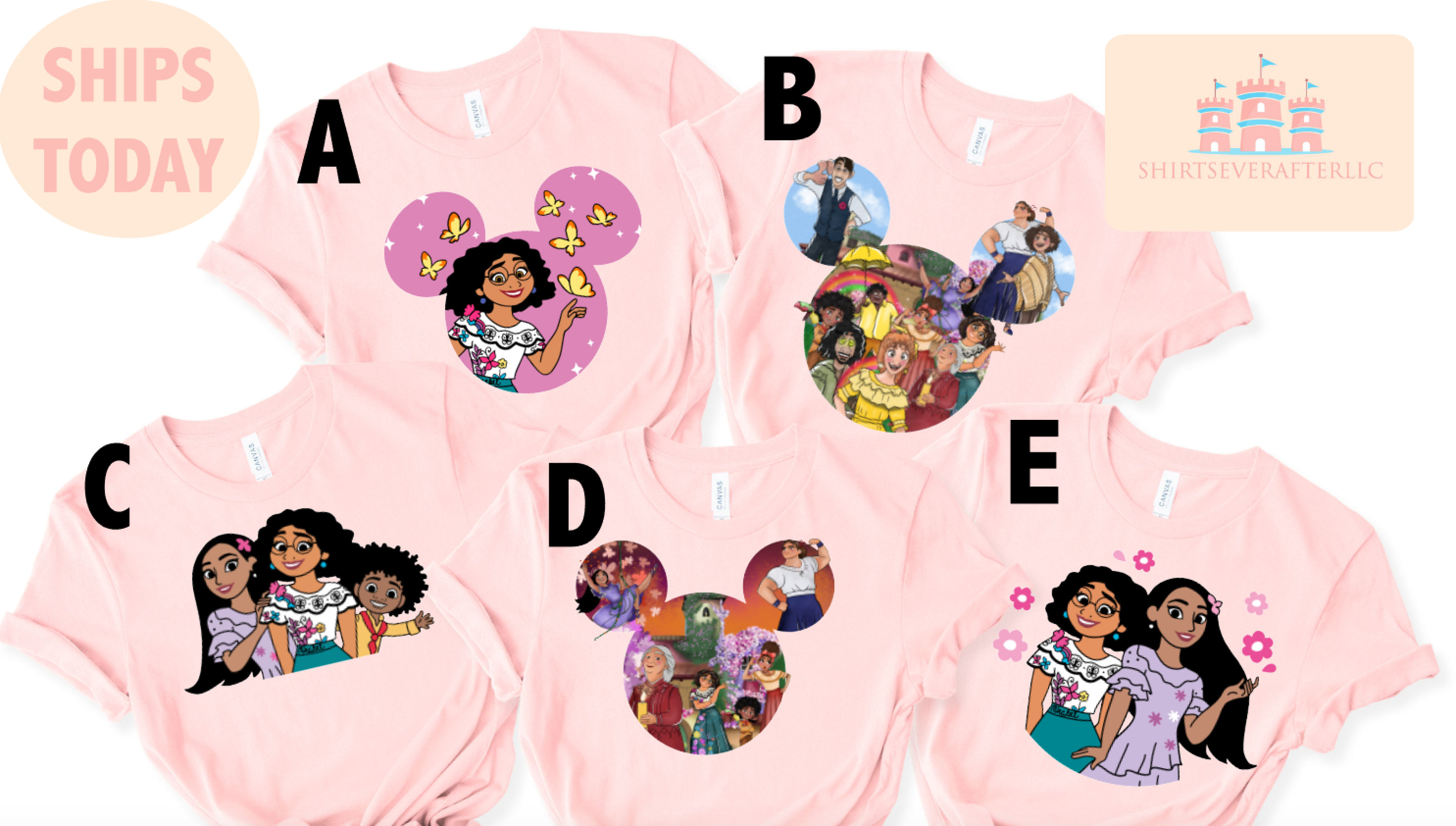 Encanto Shirt, Theme Park Mouse Encanto Isabella Mirabel shi | Inspire ...