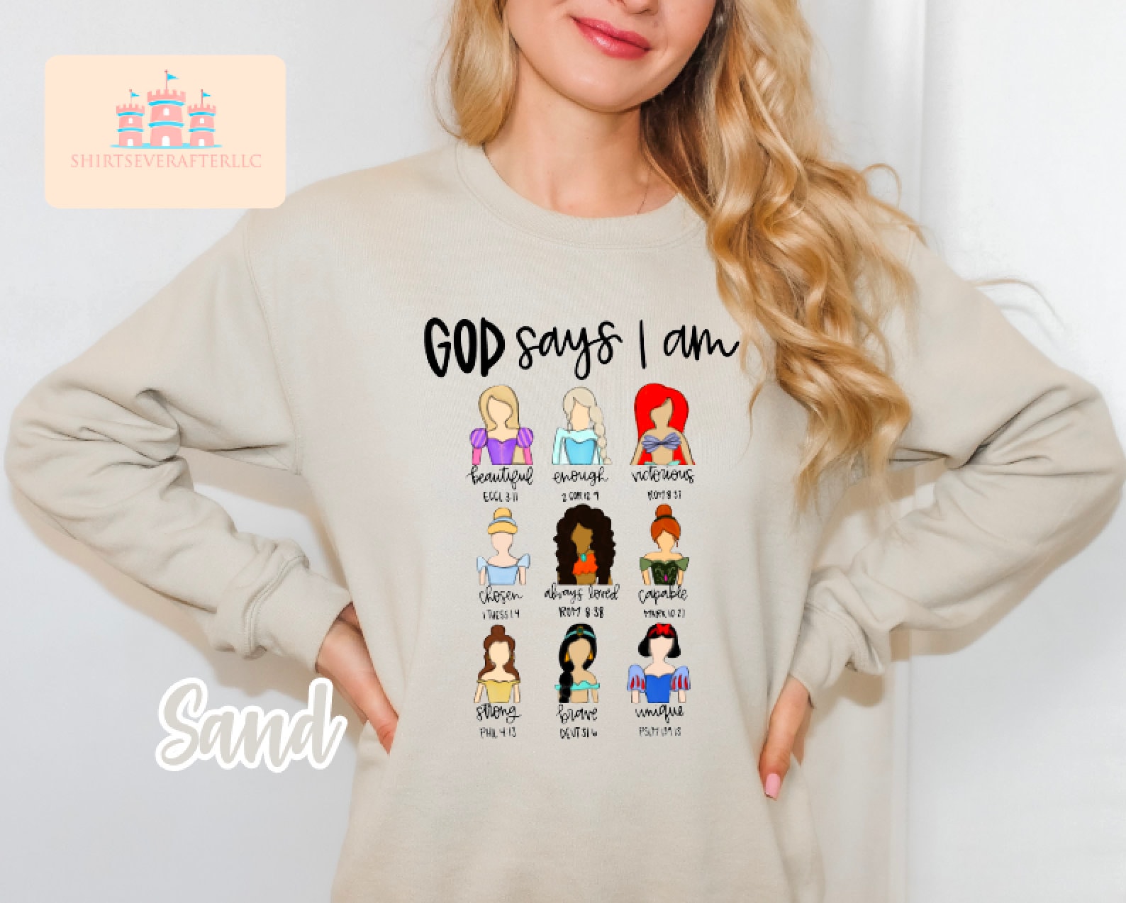 God says i am womens princess shirt, mermaid shirt, magical | Inspire ...