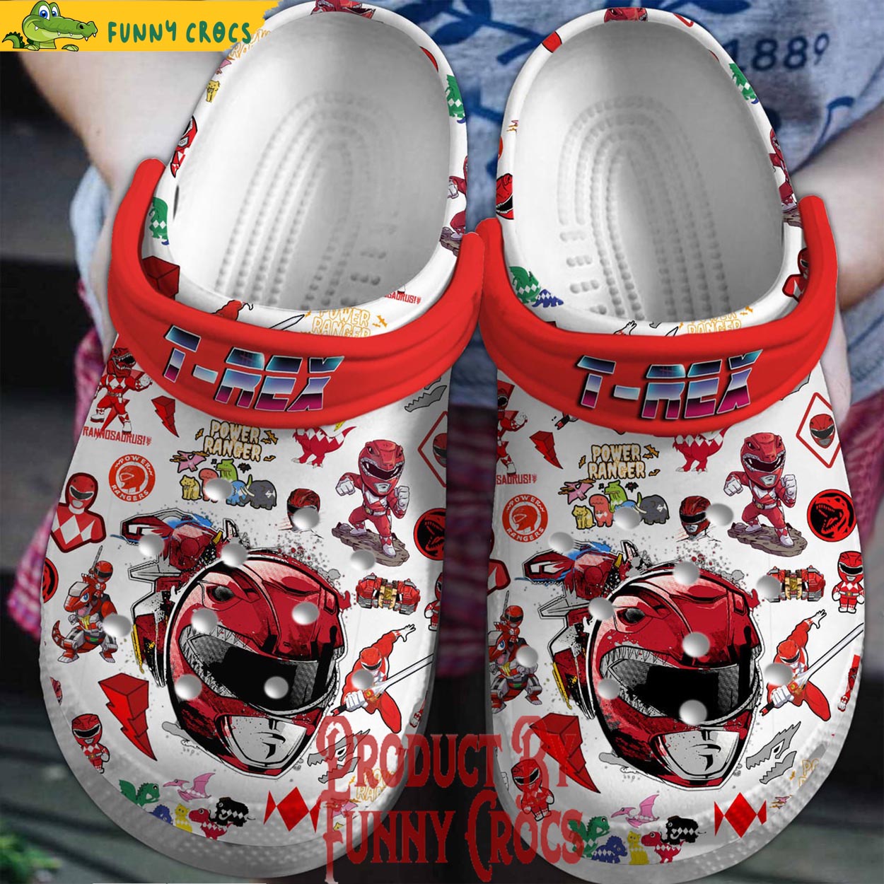 T-Rex Power Rangers Crocs - Discover Comfort And Style Clog | Inspire ...