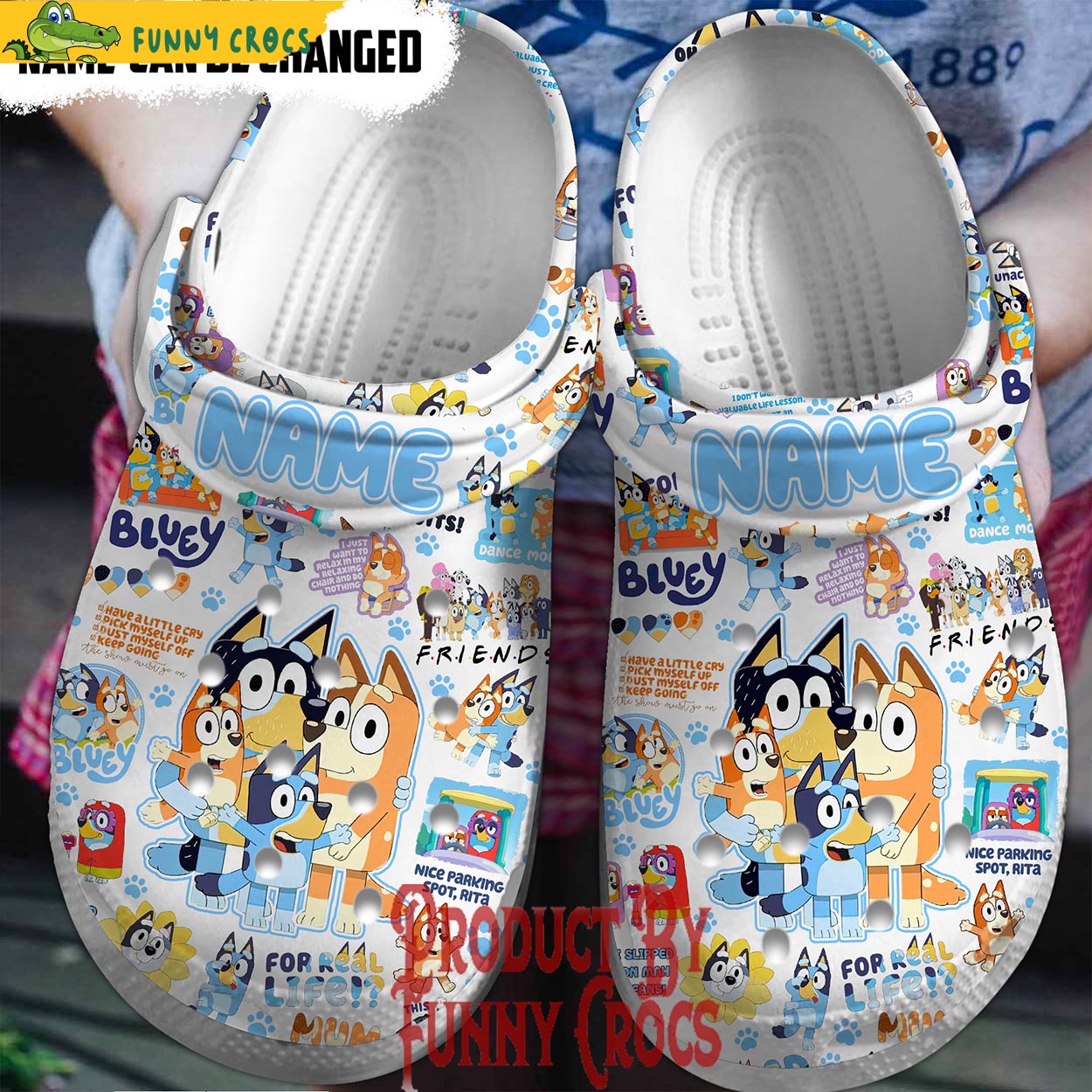 Custom Name Family Bluey Crocs Clogs Crocband - Discover Com | Inspire ...