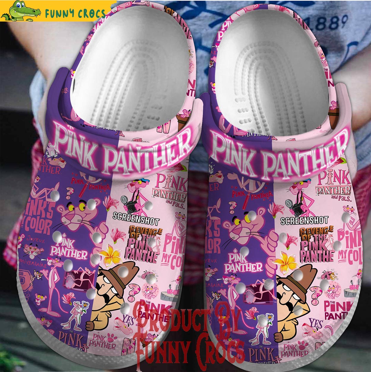 The Pink Panther Crocs Clogs Shoes Comfortable - Discover Co | Inspire ...