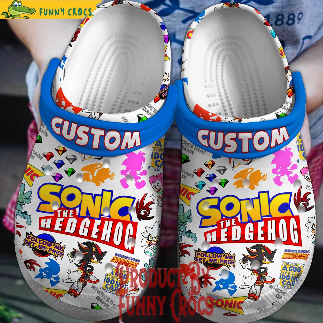 Custom Sonic The Hedgehog Crocs - Discover Comfort And Style | Inspire ...