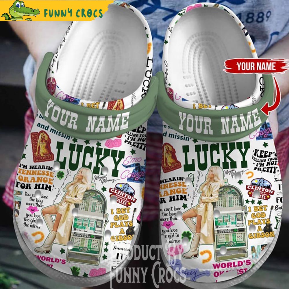 Personalized Megan Moroney Lucky Crocs Shoes - Discover Comf | Inspire ...