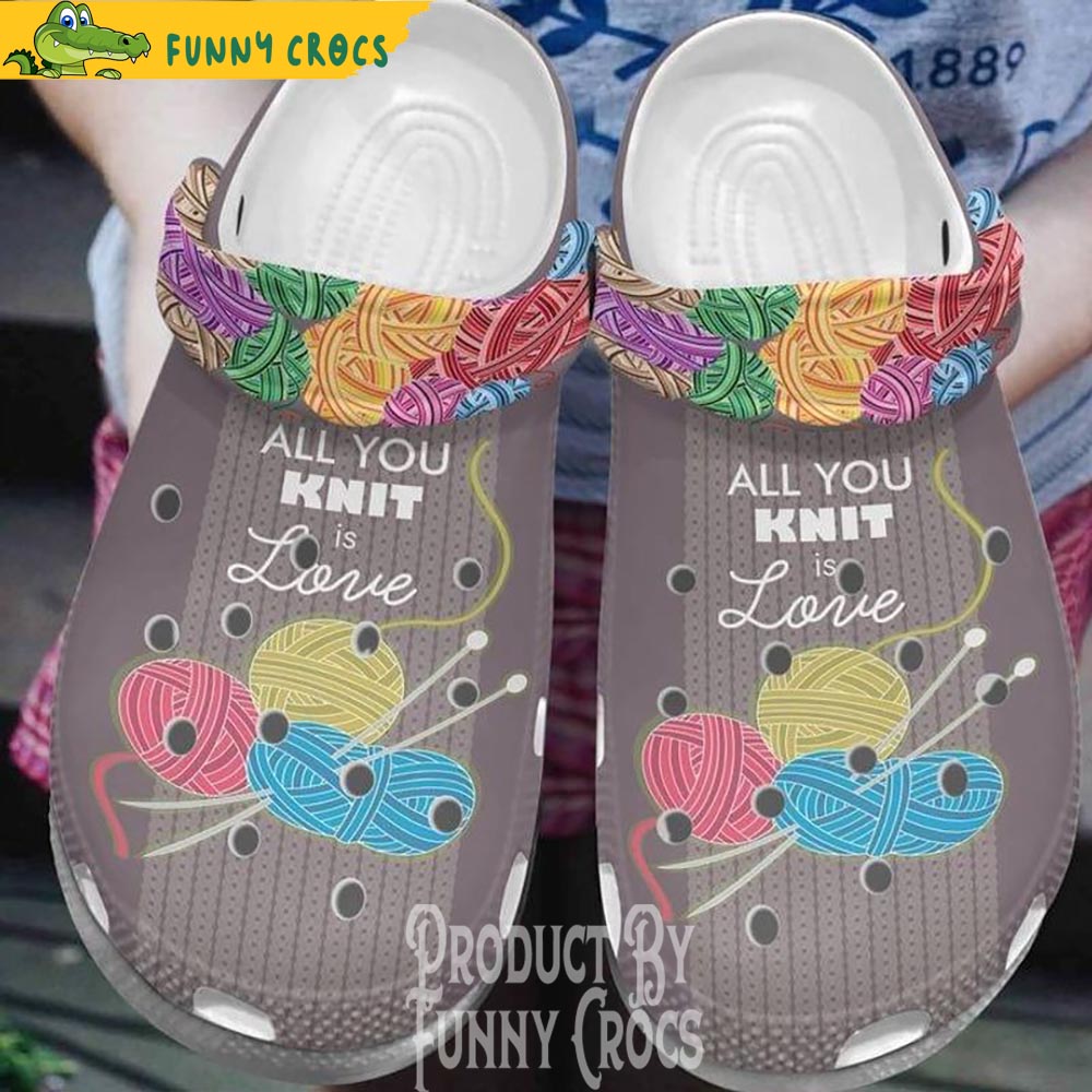 All You Knit Is Love Knitting Crocs - Discover Comfort And S | Inspire ...