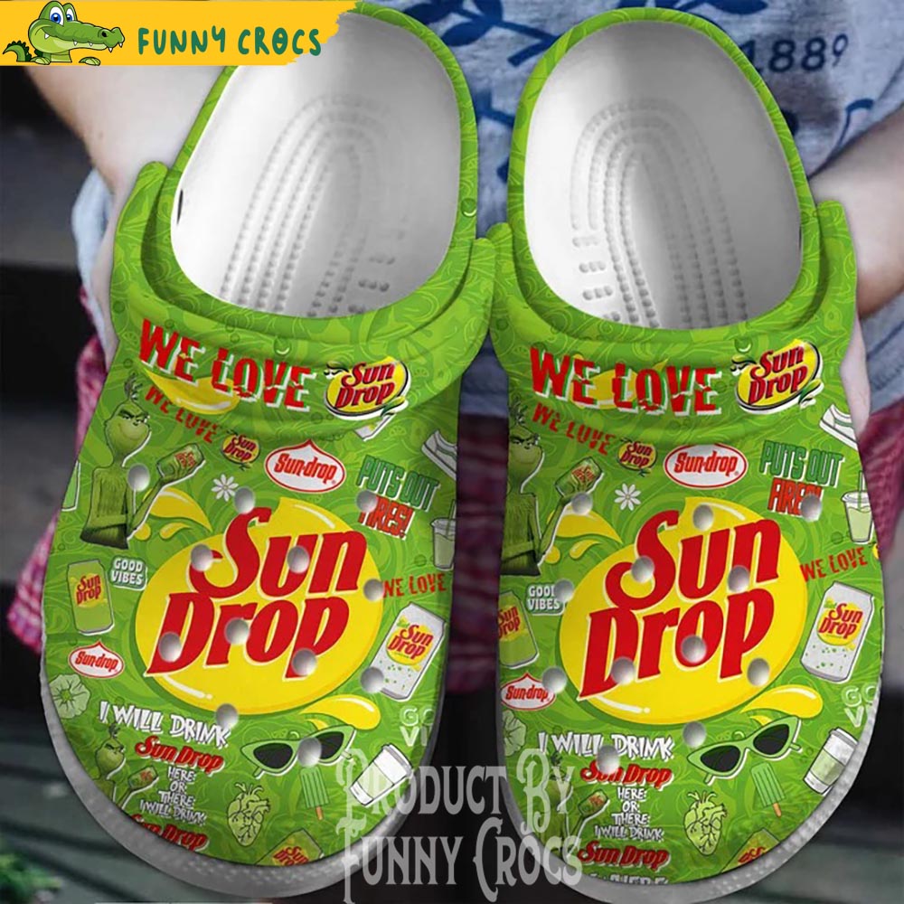 I Will Drink Sun Drop Soda Grinch Crocs Shoes - Discover Com | Inspire ...