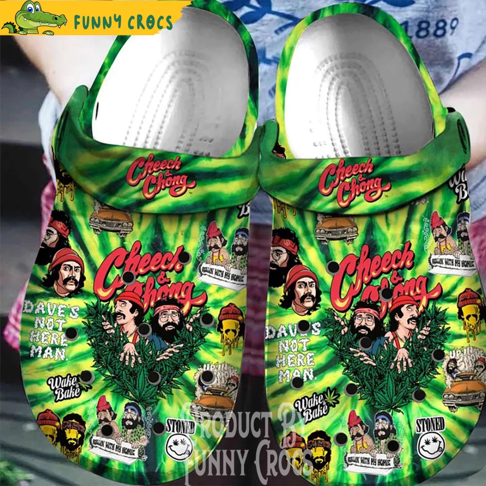 Funny Cheech Chong Weed Crocs Shoes - Discover Comfort And S | Inspire ...