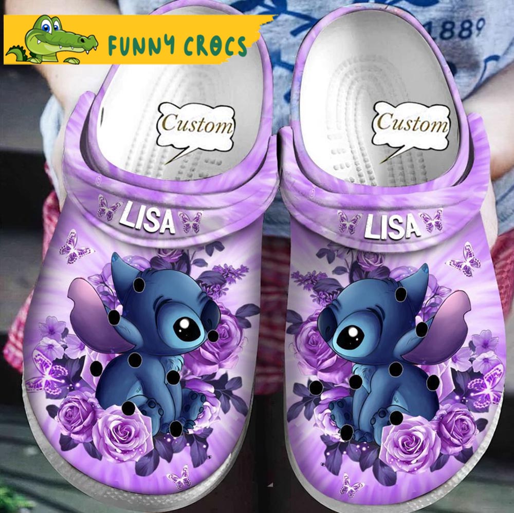 Custom Disney Stitch Pink Crocs - Discover Comfort And Style | Inspire ...