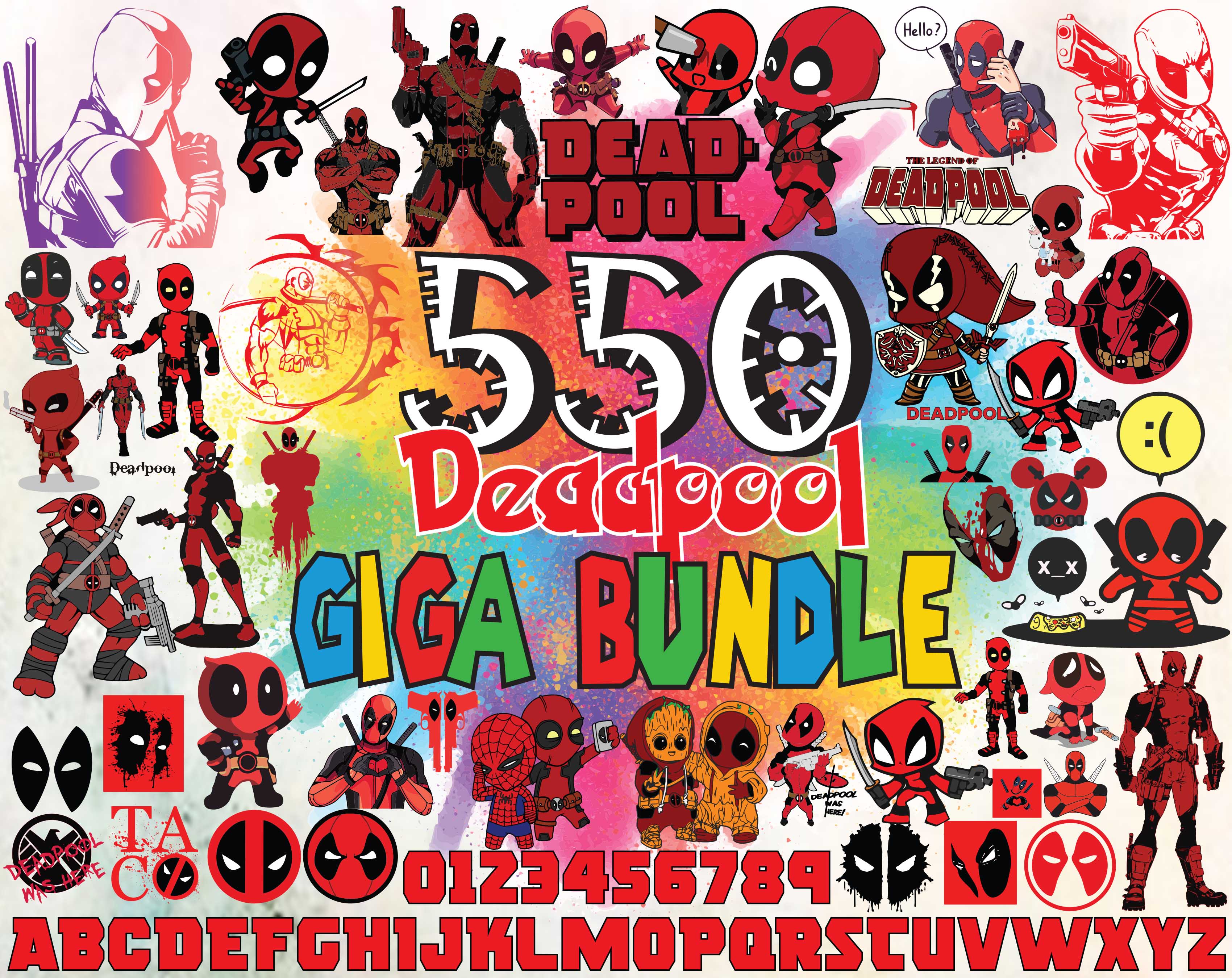 Deadpool bundle svg,png,dxf,Deadpool svg,png,dxf,DC bundle s - Inspire ...