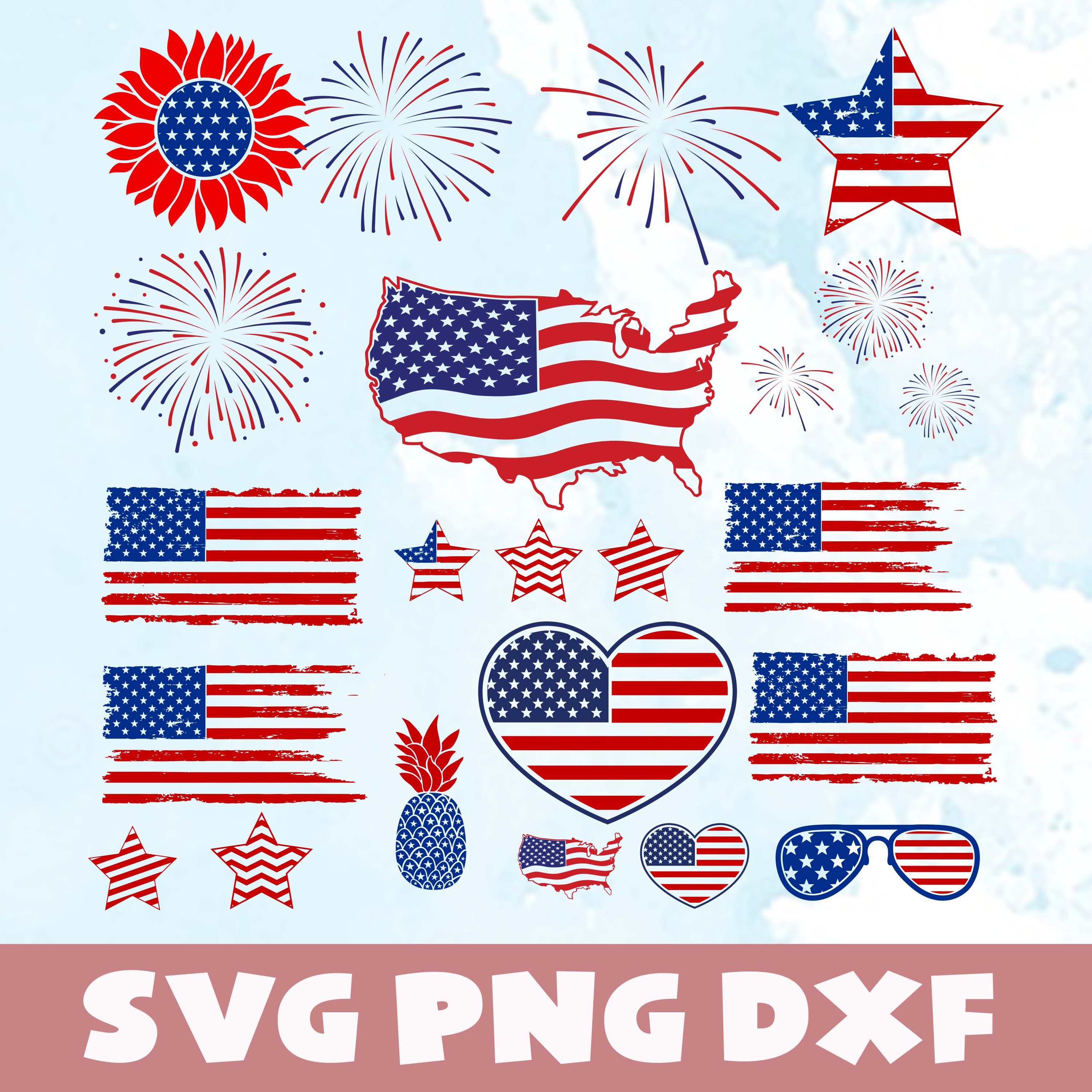 4th of july svg,png,dxf,4th of july bundle svg,png,dxf,Vinyl | Inspire ...