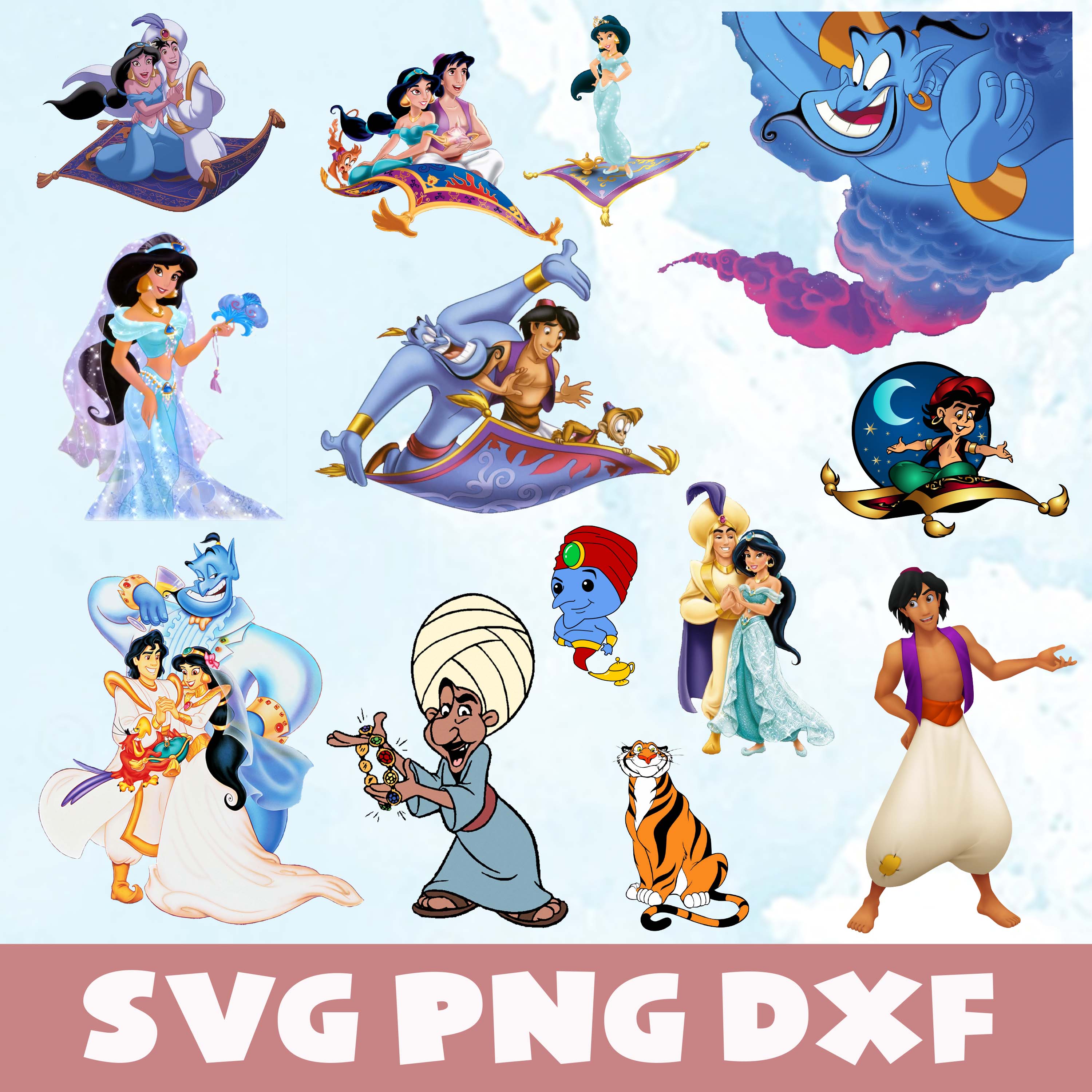 Aladdin disney svg,png,dxf,Aladdin disney svg bundle,png,dxf - Inspire ...