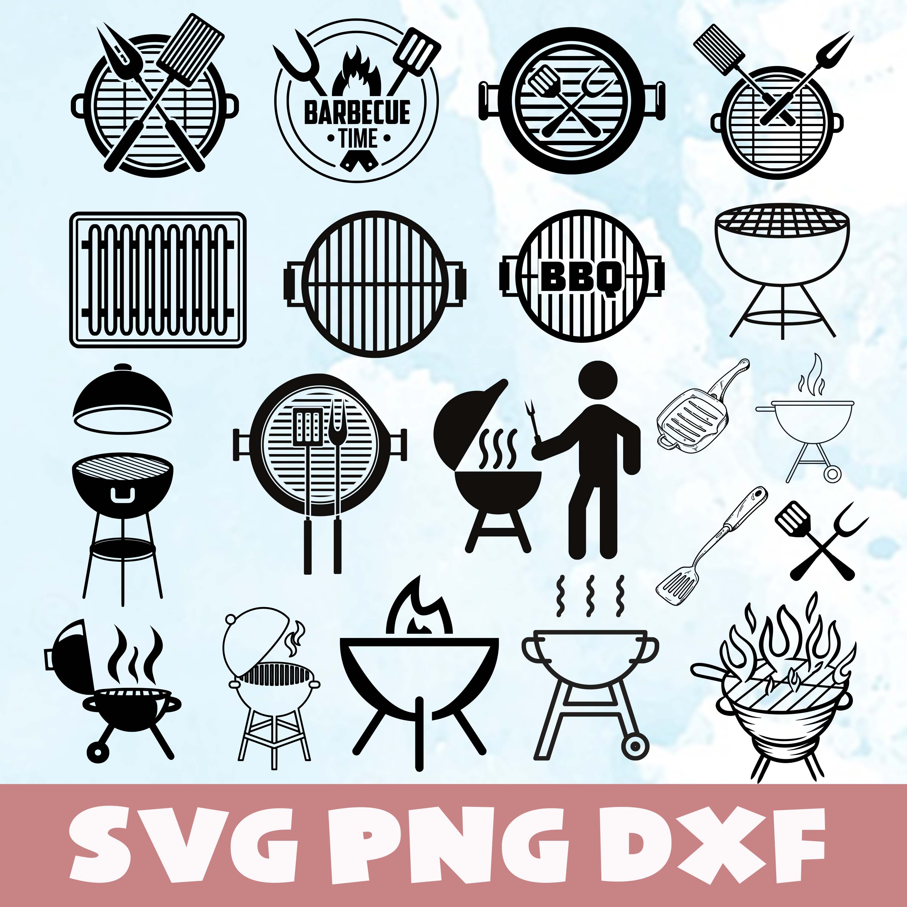 Barbecue svg,png,dxf,Barbecue svg bundle,png,dxf,Vinyl Cut F | Inspire ...