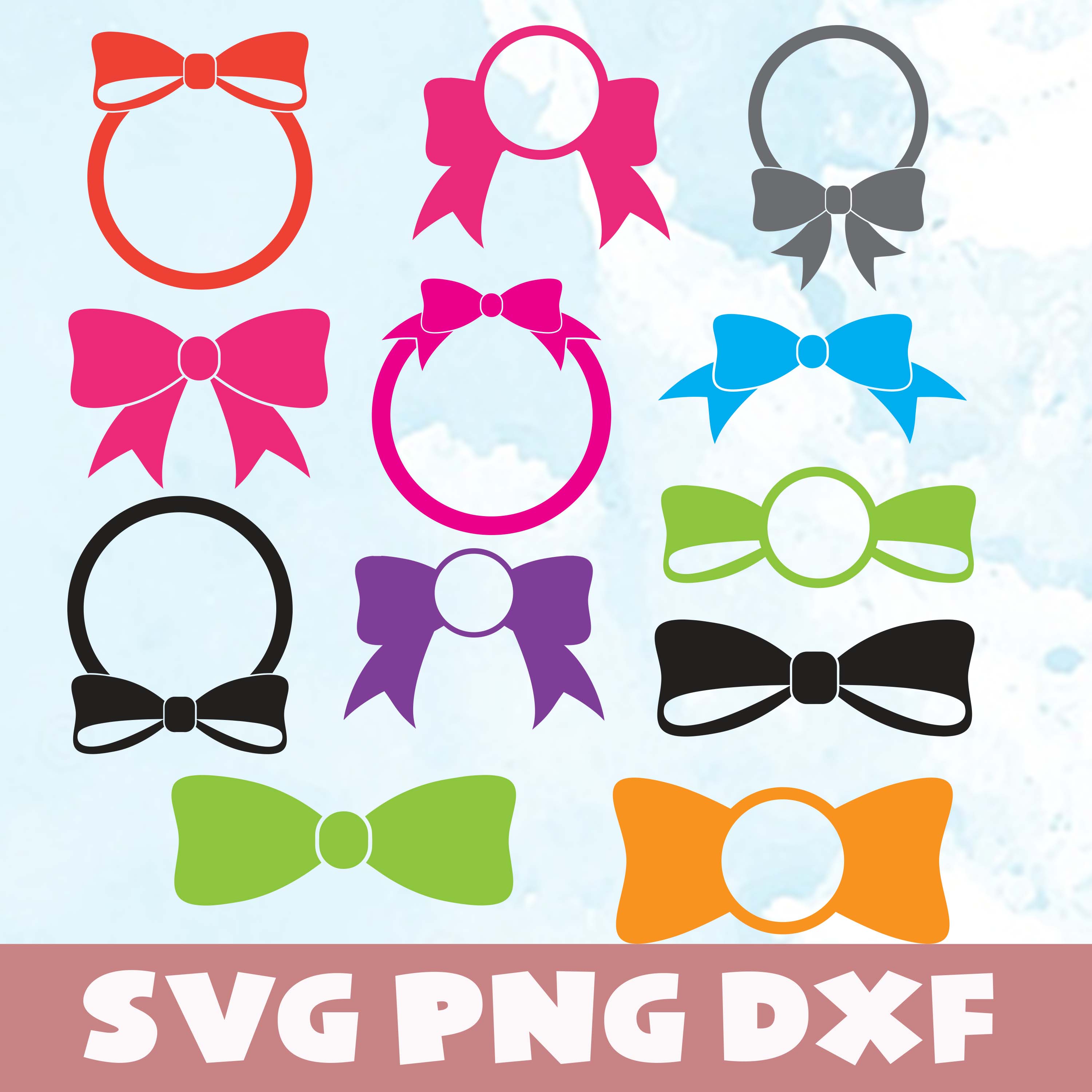 Bow svg,png,dxf,Bow bundle svg,png,dxf,Vinyl Cut File, Png, - Inspire ...