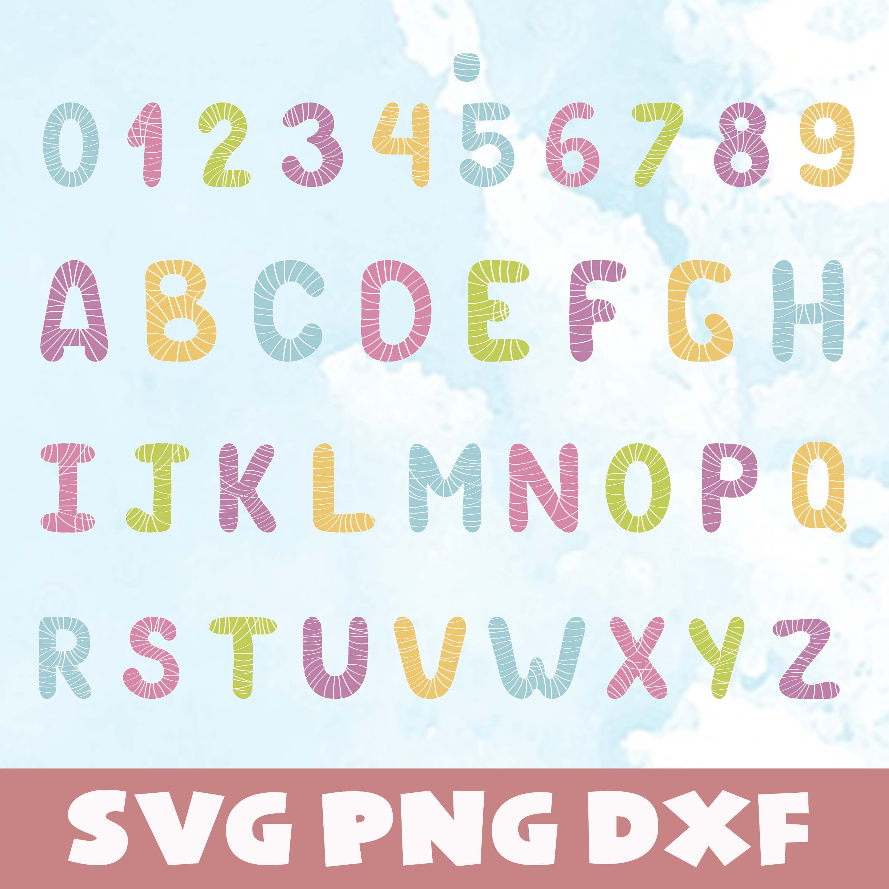 Color decor number svg,png,dxf, Color decor number bundle sv - Inspire ...