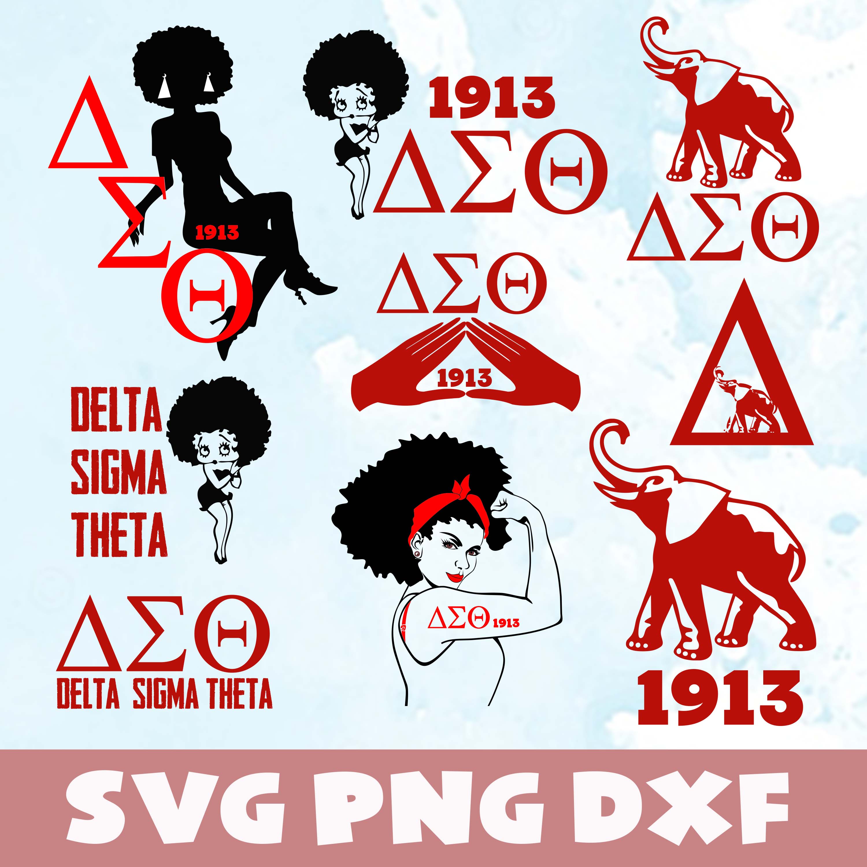 Delta sigma theta svg,png,dxf, Delta sigma theta bundle svg, - Inspire ...