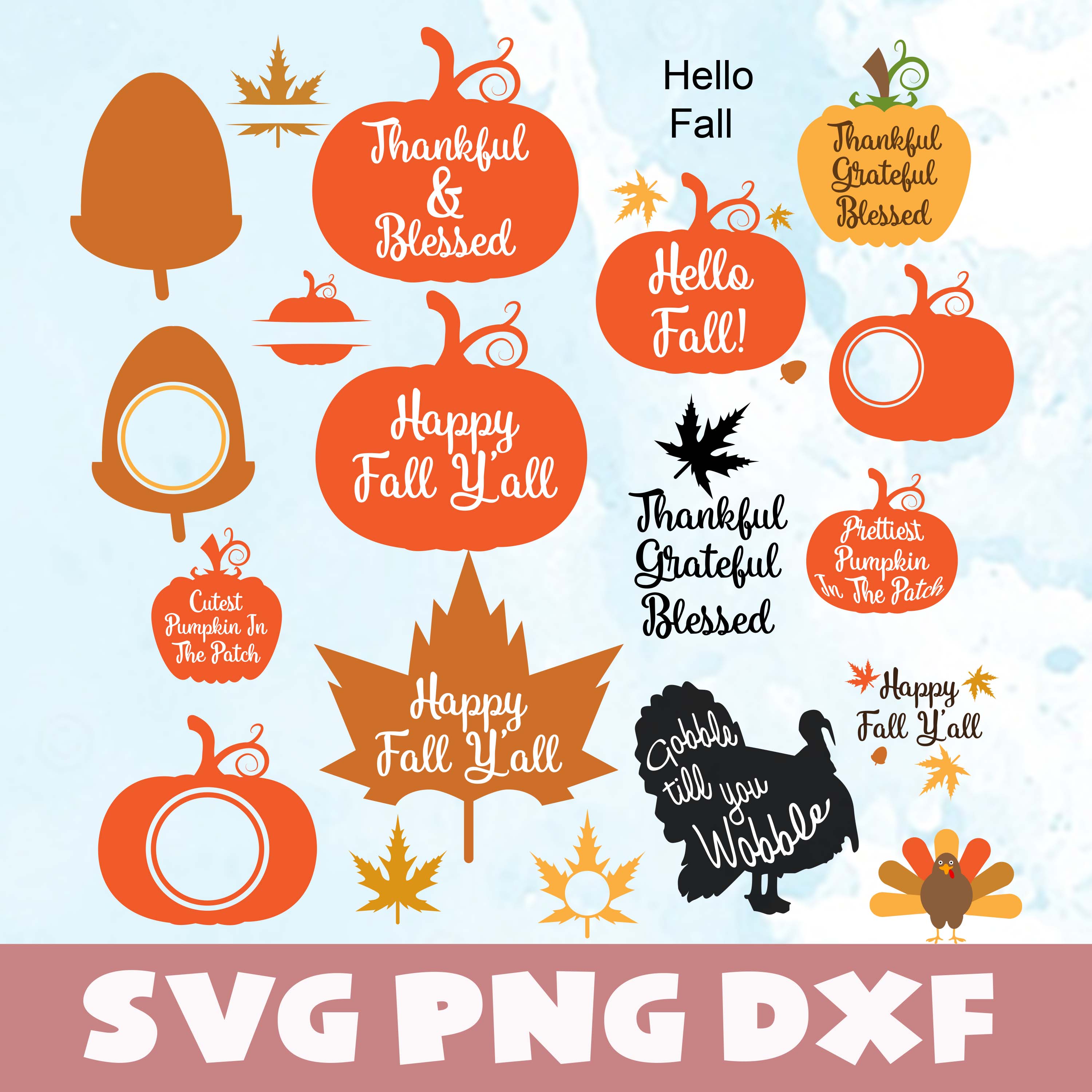 Fall elements halloween svg,png,dxf,Fall elements halloween | Inspire ...