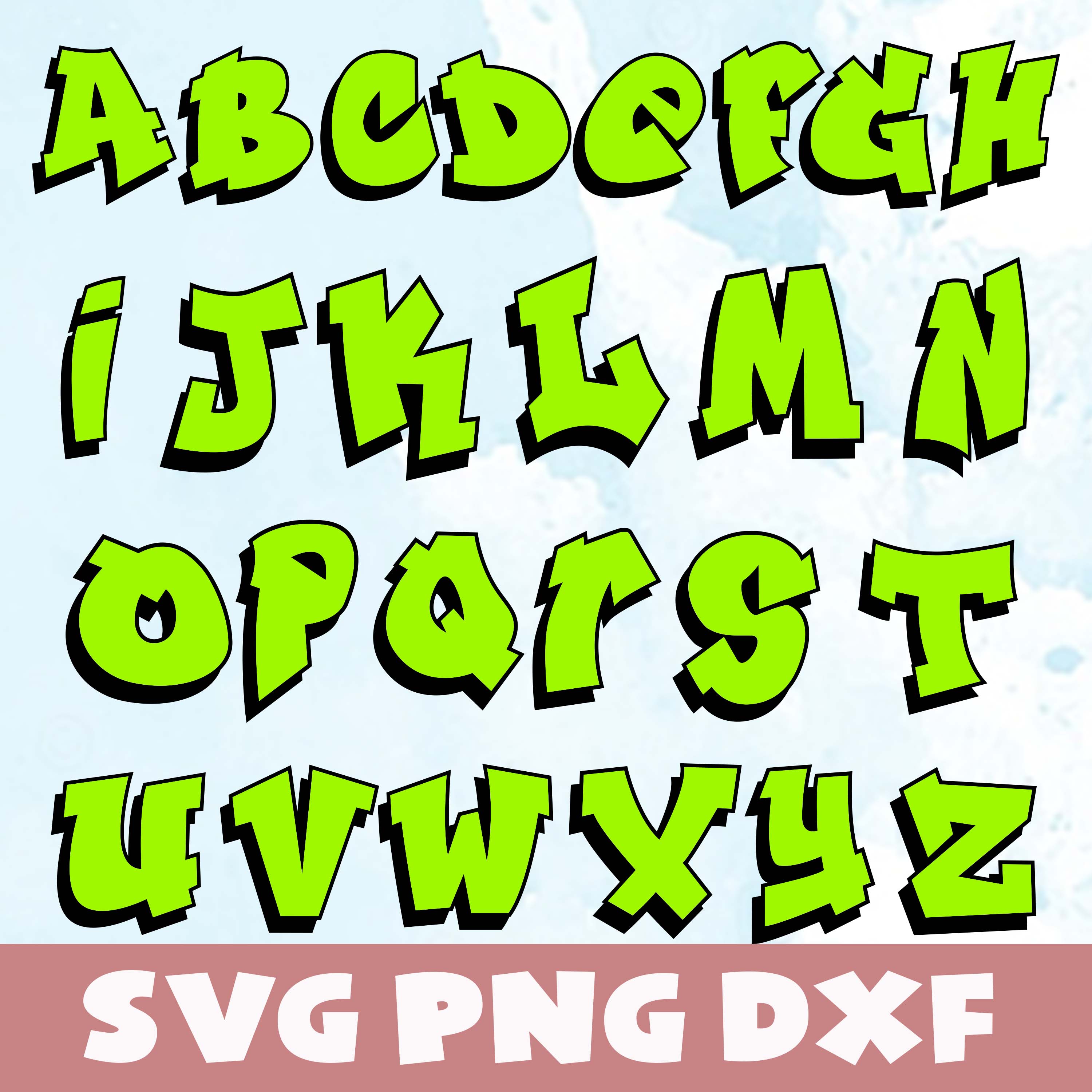 Fresh font svg,png,dxf, Fresh font bundle svg, png, dxf, Vin | Inspire ...