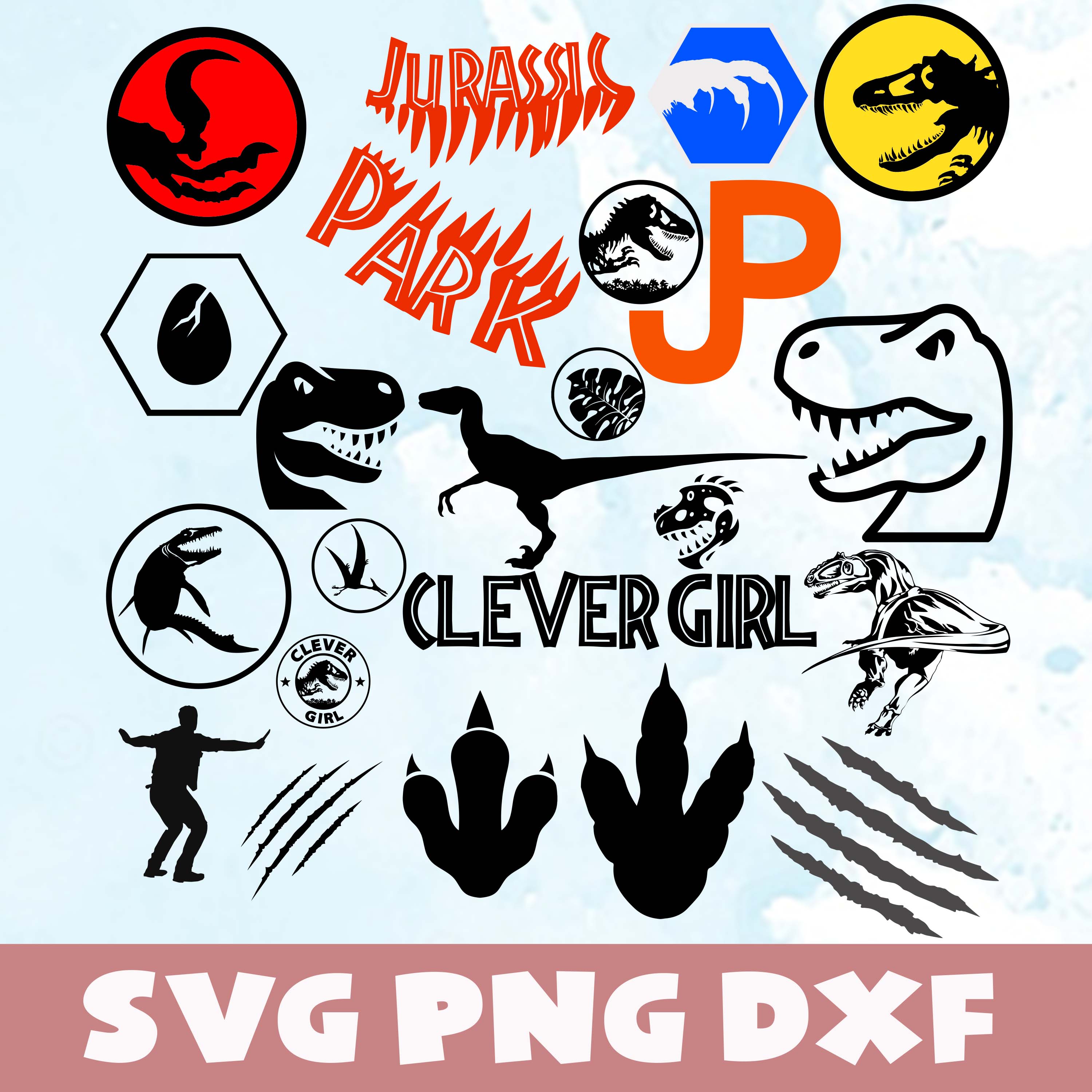 Jurassic svg, png, dxf,Jurassic logo bundle svg,png,dxf,Viny - Inspire ...