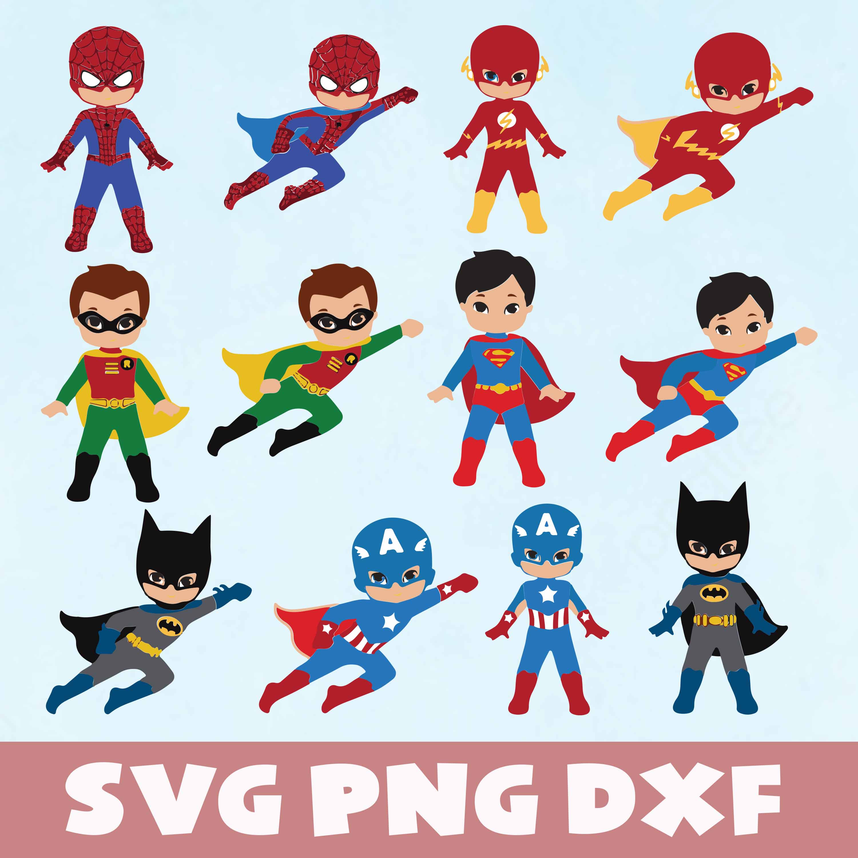 Super heroes svg,png,dxf, Super heroes bundle svg,png,dxf,Vi - Inspire ...