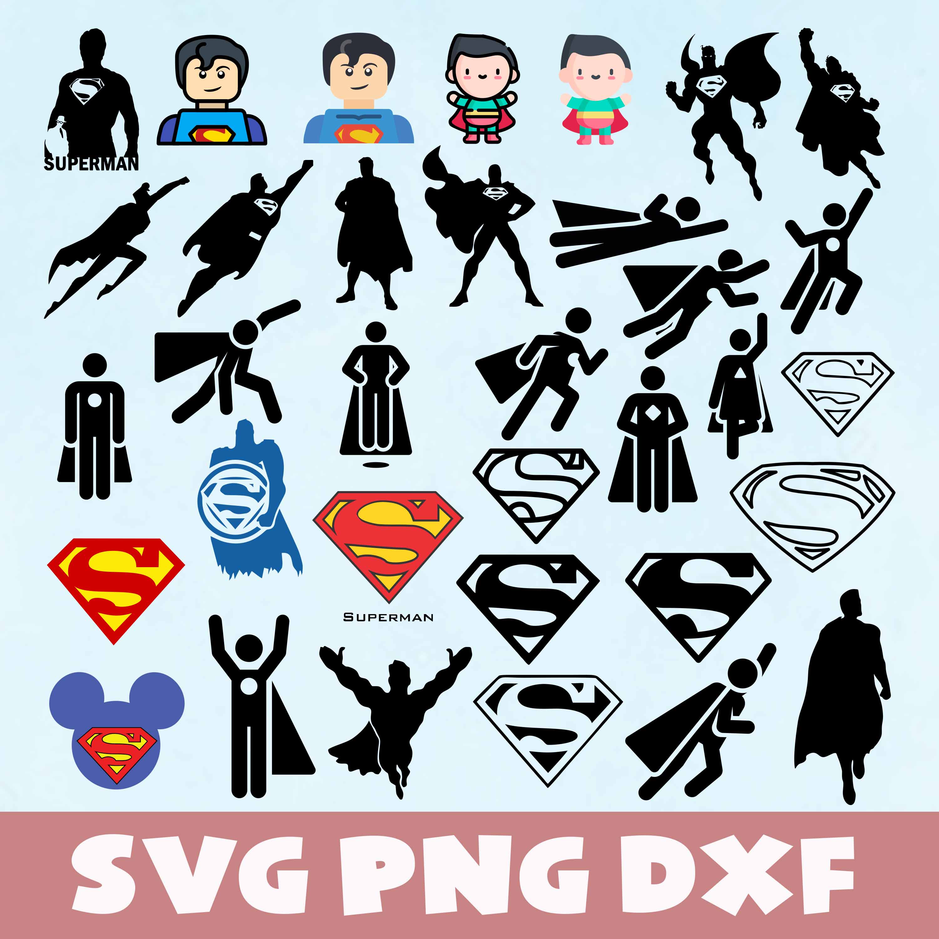Superman marvel svg,png,dxf, Superman marvel bundle svg,png, | Inspire ...