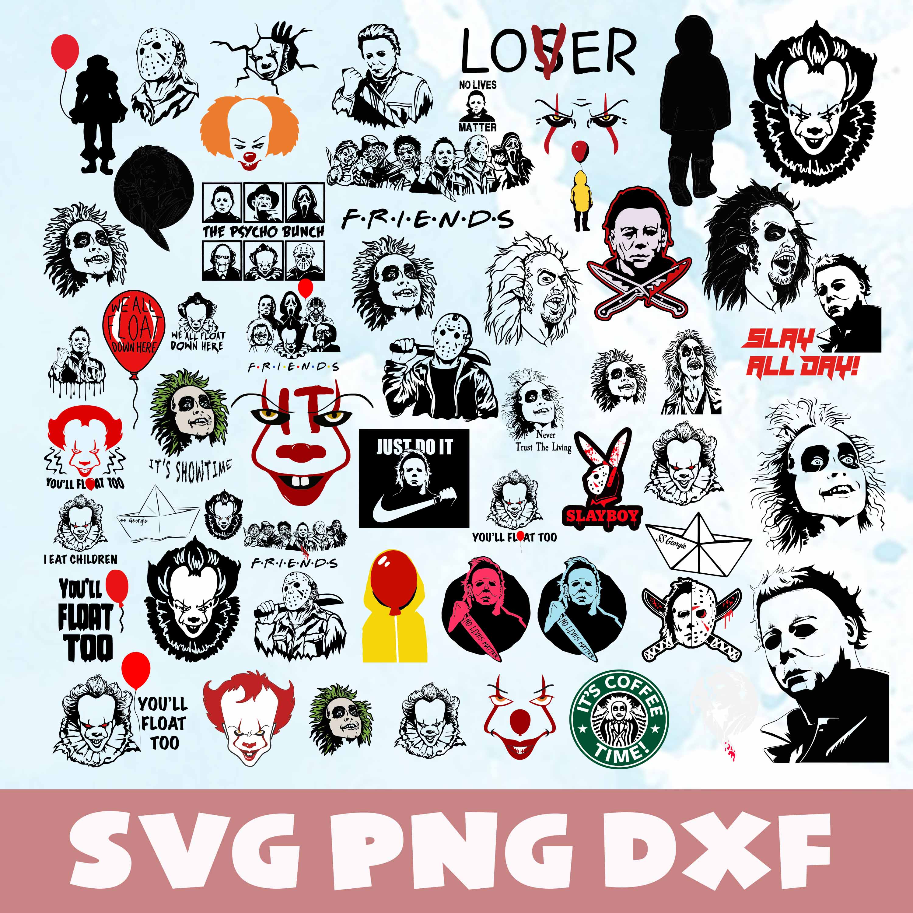 Horror Movies svg,png,dxf ,Horror Movies bundle svg,png,dxf, | Inspire ...