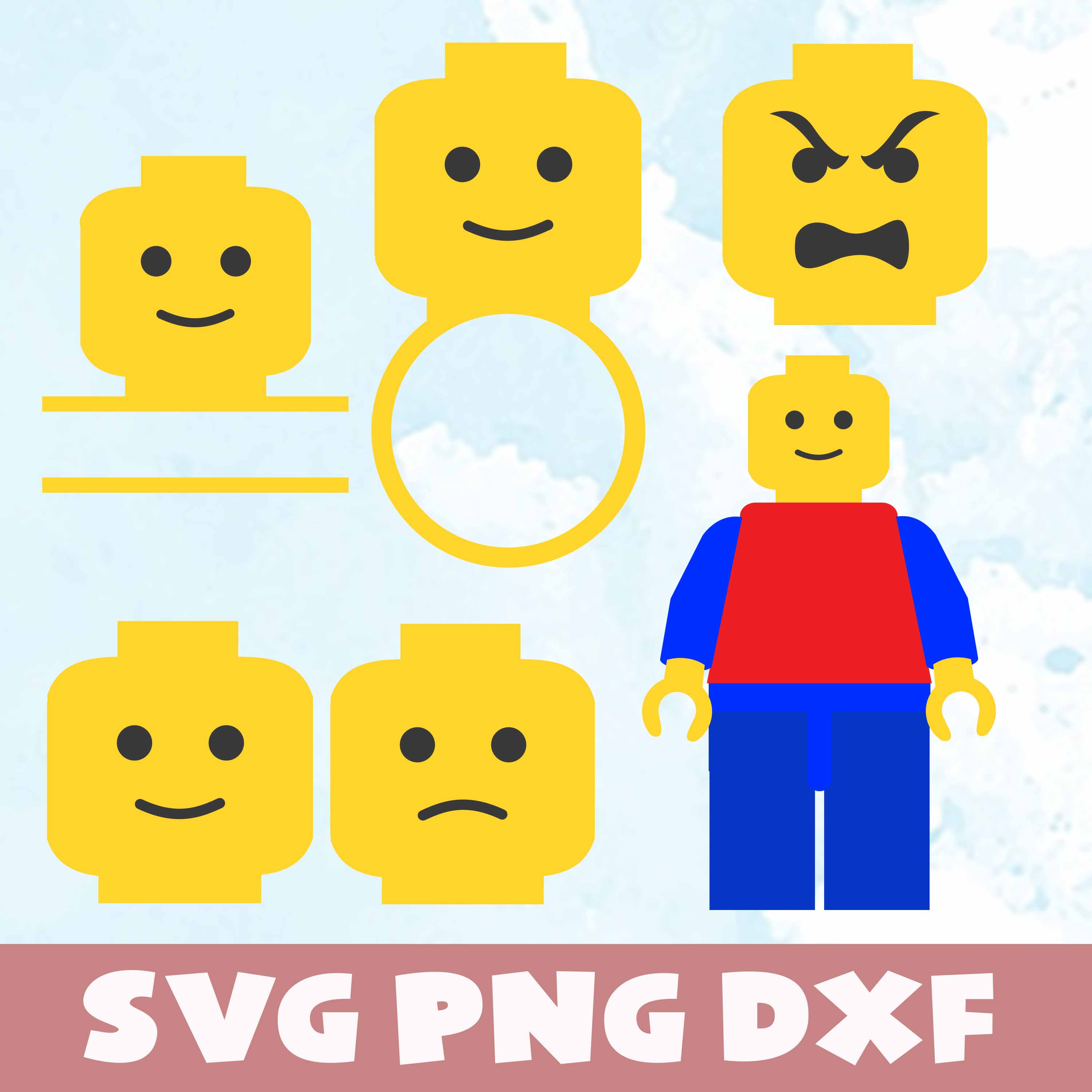 Lego boy svg,png,dxf , Lego boy bundle svg,png,dxf,Vinyl Cut | Inspire ...