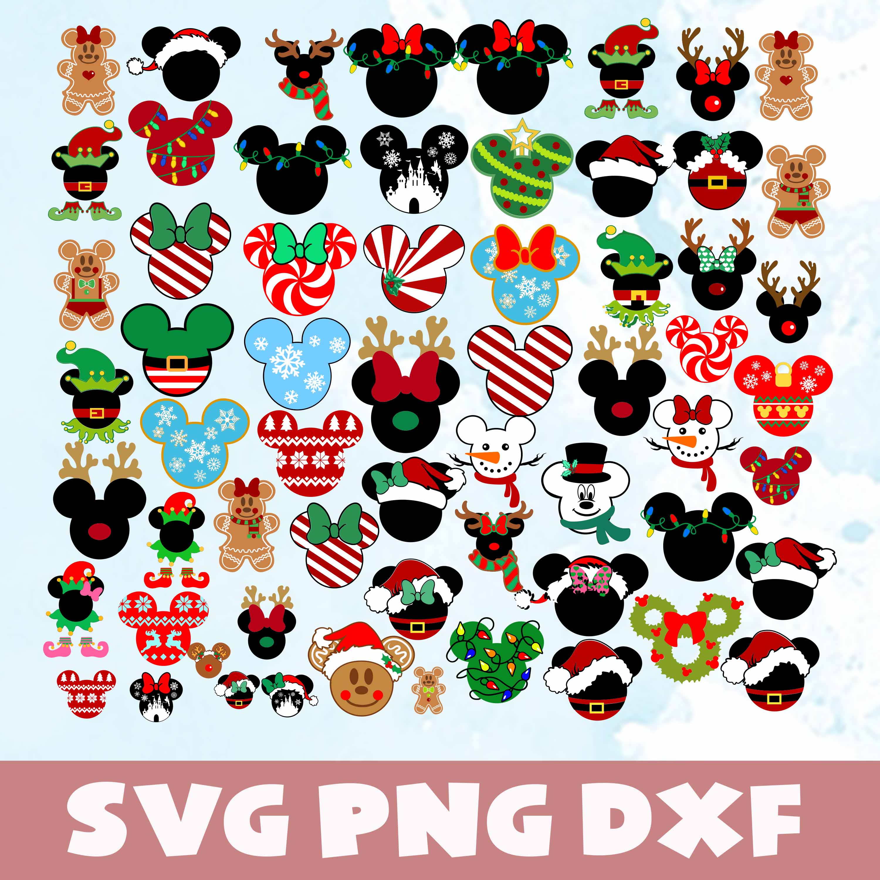 Mickey disney svg,png,dxf , Mickey disney bundle svg,png,dxf | Inspire ...
