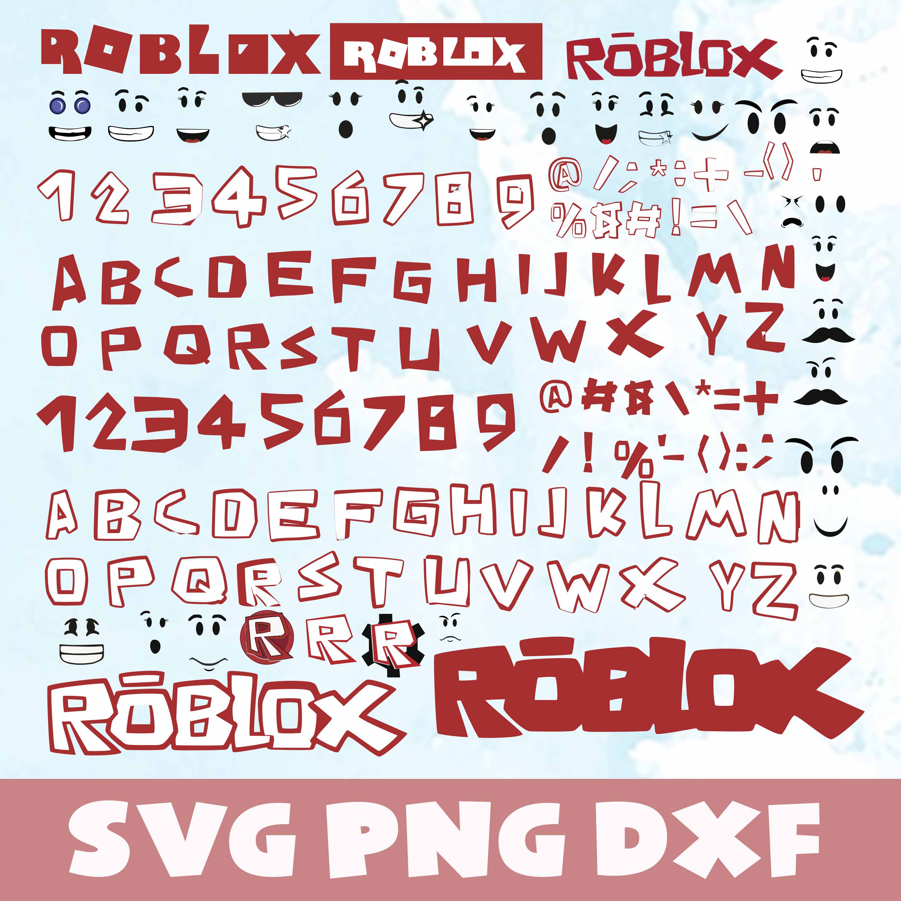 Roblox alphabet game show svg,png,dxf, Roblox alphabet game | Inspire ...