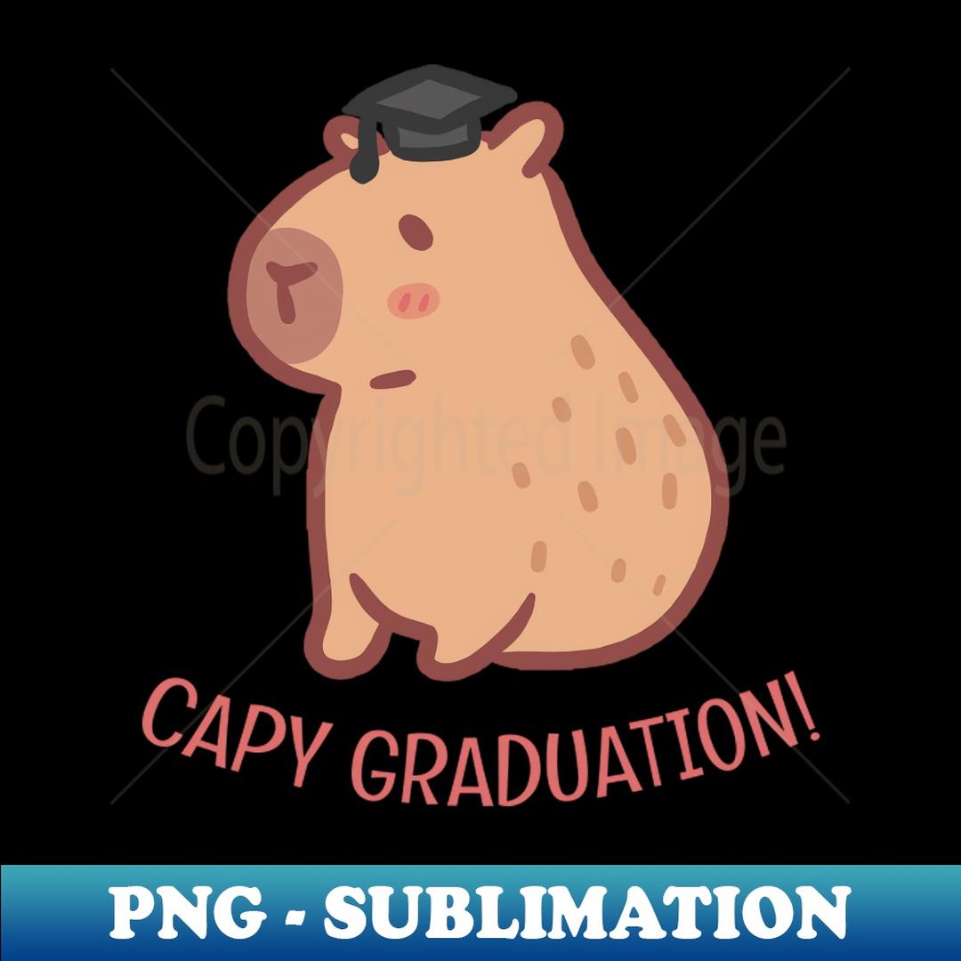 cute capybara wearing a graduation cap - Signature Sublimati | Inspire ...