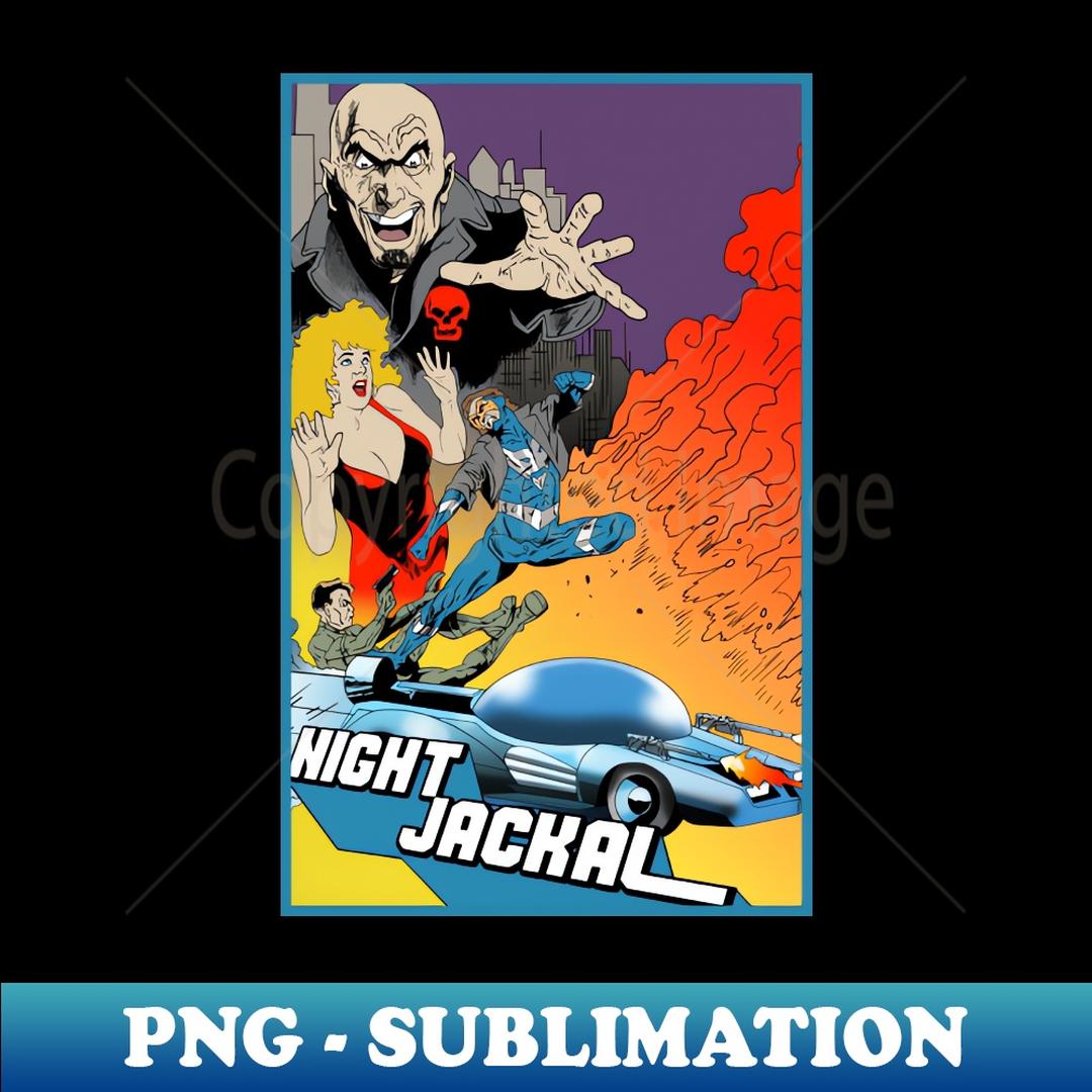 Night Jackal Comic Cover Art - Stylish Sublimation Digital D | Inspire ...