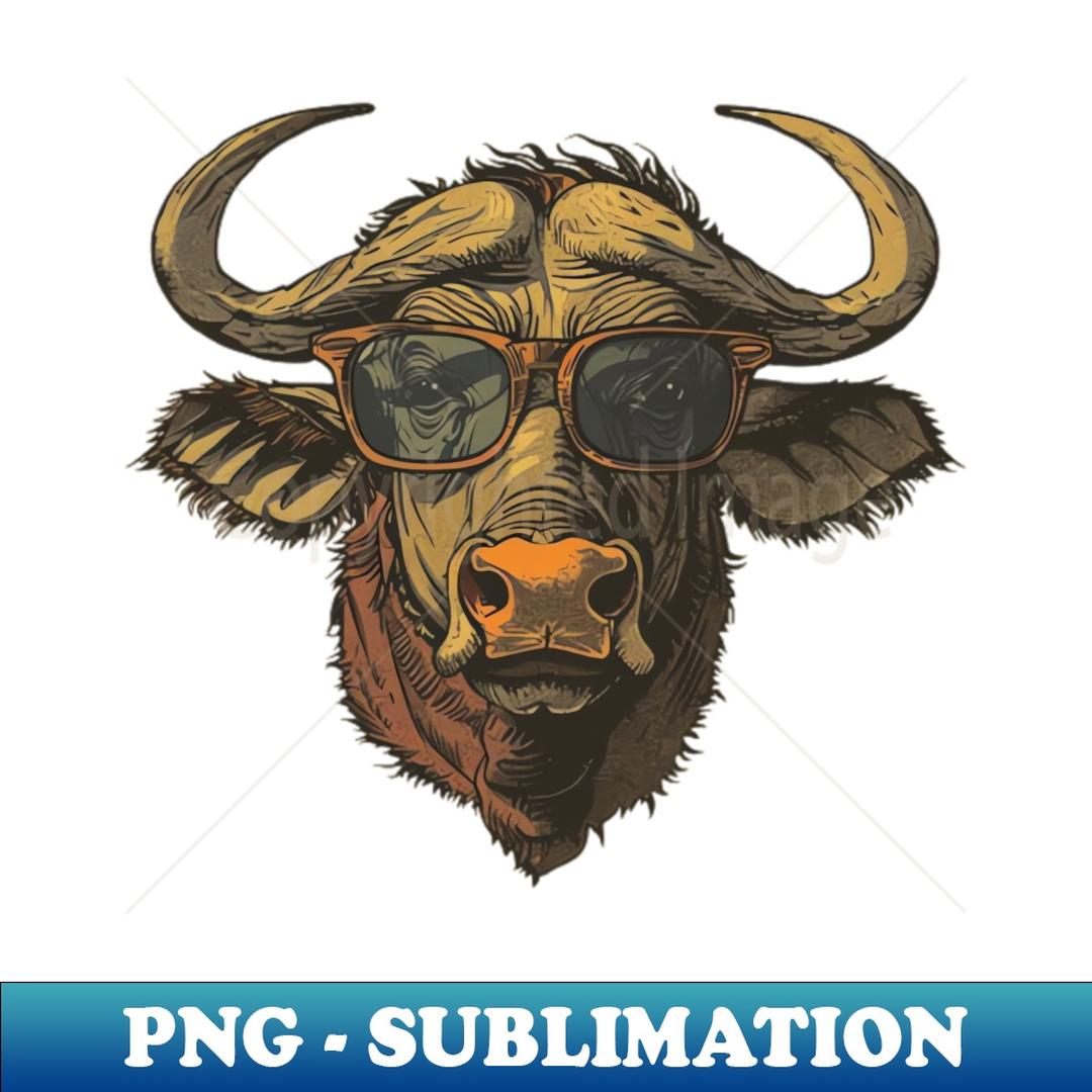 Brainy Bull The Wise Water Buffalo! - PNG Sublimation Digita | Inspire ...