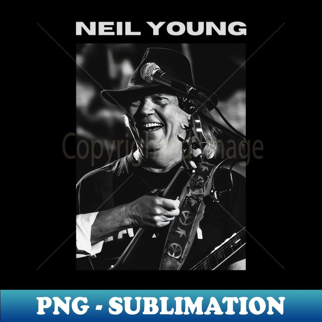 Neil Young - PNG Transparent Sublimation Design | Inspire Uplift