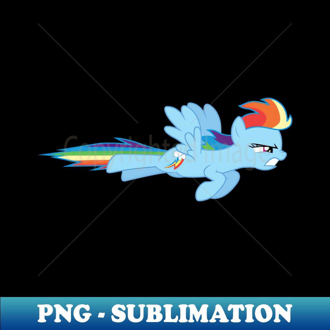 Rainbow Dash zoom - Premium Sublimation Digital Download | Inspire Uplift