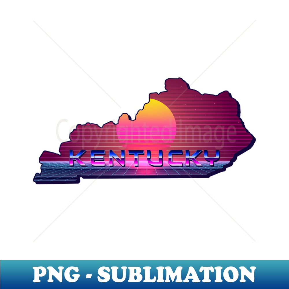Kentucky 80's Style - Trendy Sublimation Digital Download | Inspire Uplift