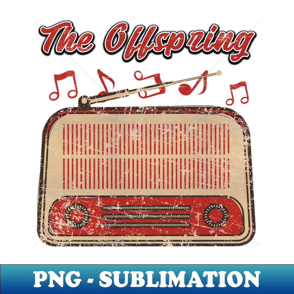 Retro The Offspring - Signature Sublimation PNG File | Inspire Uplift