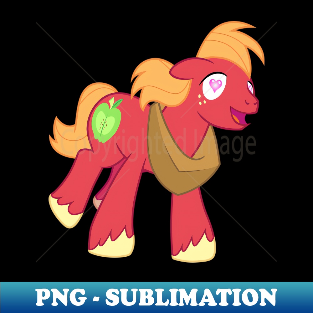 Big Mac galloping heart - Modern Sublimation PNG File | Inspire Uplift