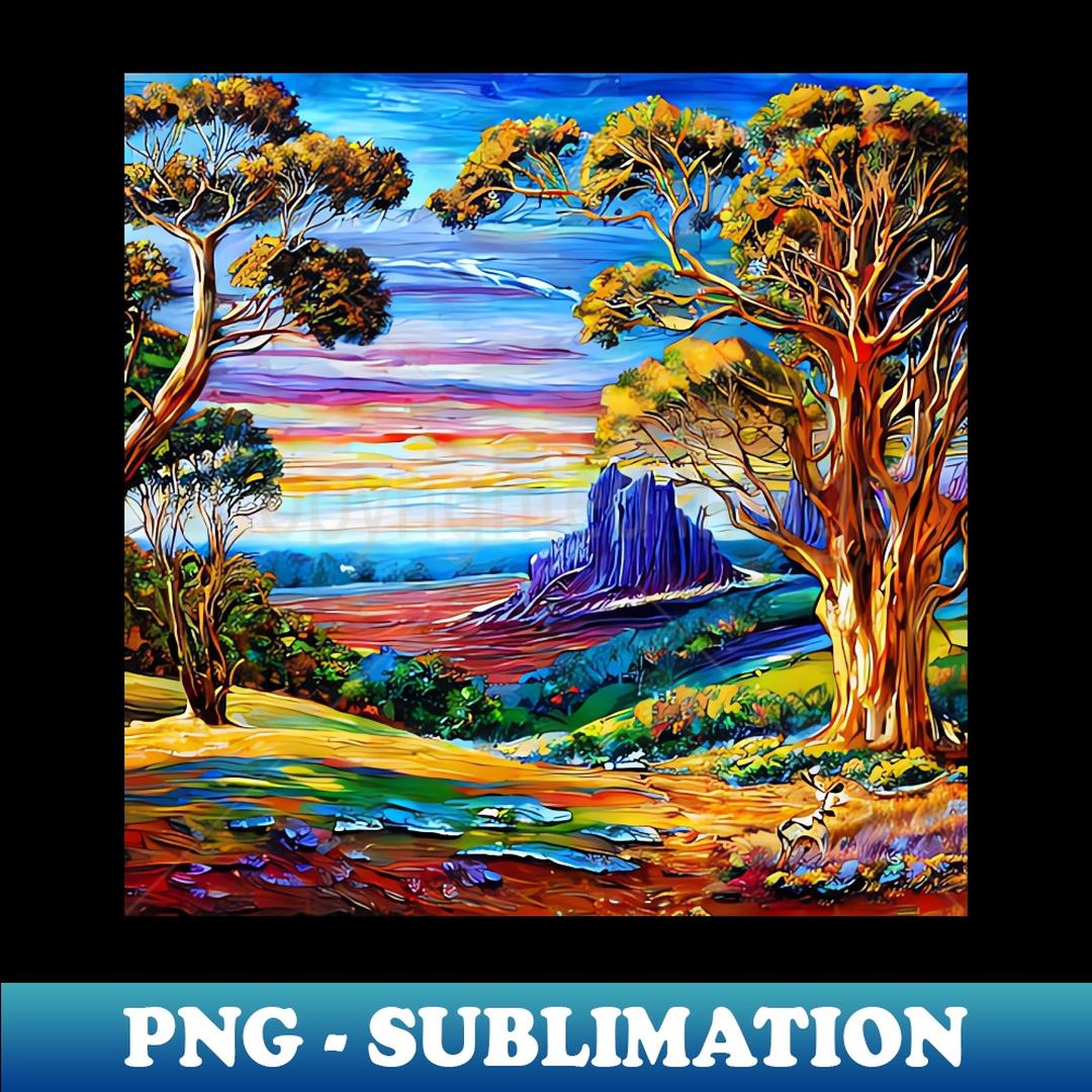 Gum Tree Green Outback Aussie Landscape - Premium Sublimatio | Inspire ...