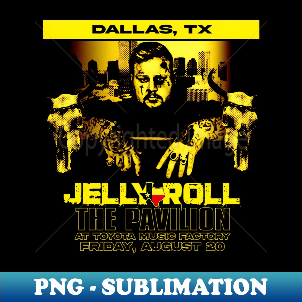 Jelly Roll Dallas - PNG Transparent Digital Download File fo | Inspire Uplift