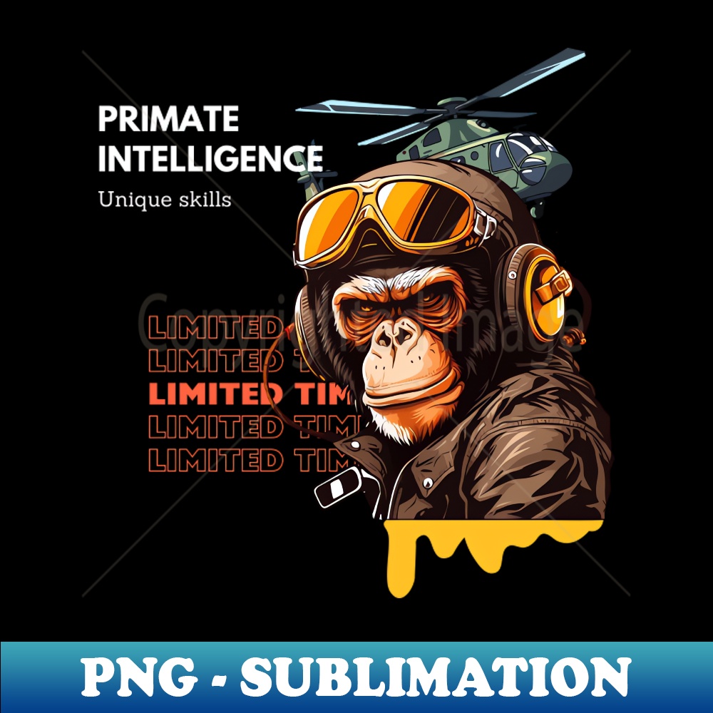 Primate intelligence - Exclusive Sublimation Digital File | Inspire Uplift