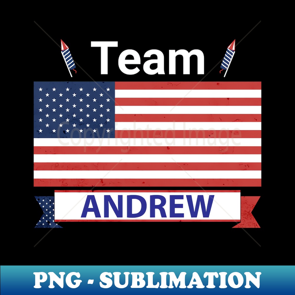Team Andrew USA American Flag Sta Stripe - Signature Sublima | Inspire Uplift